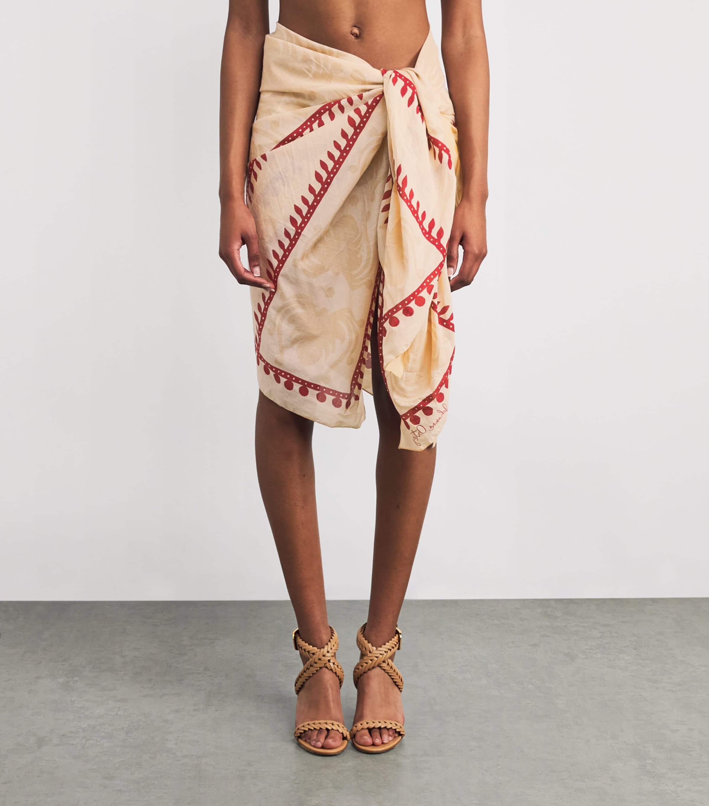 Johanna Ortiz Multi Cotton Prismatic Flow Pareo | Harrods FR