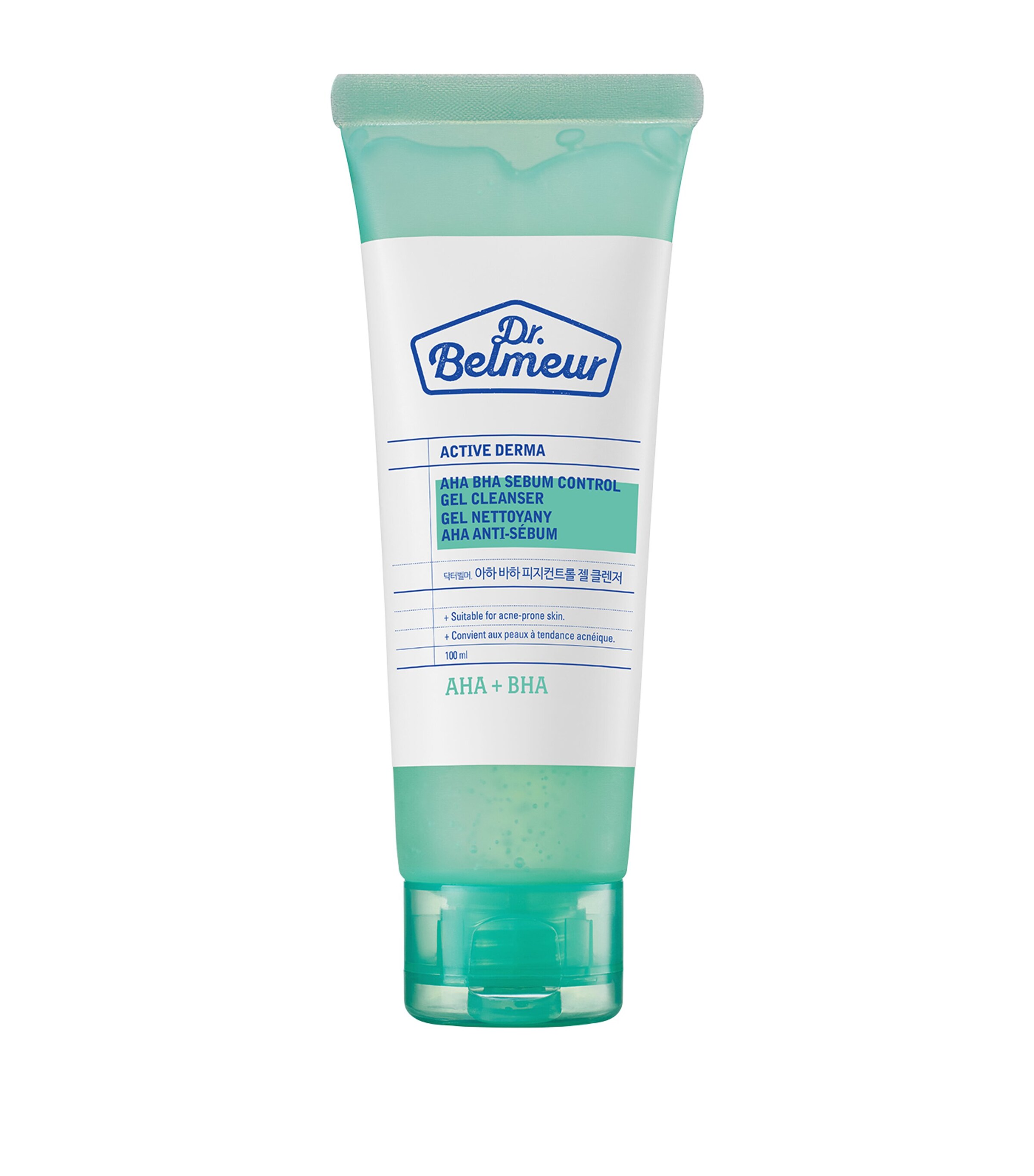 Dr. Belmeur AHA BHA Sebum Control Gel Cleanser (100ml) | Harrods QA