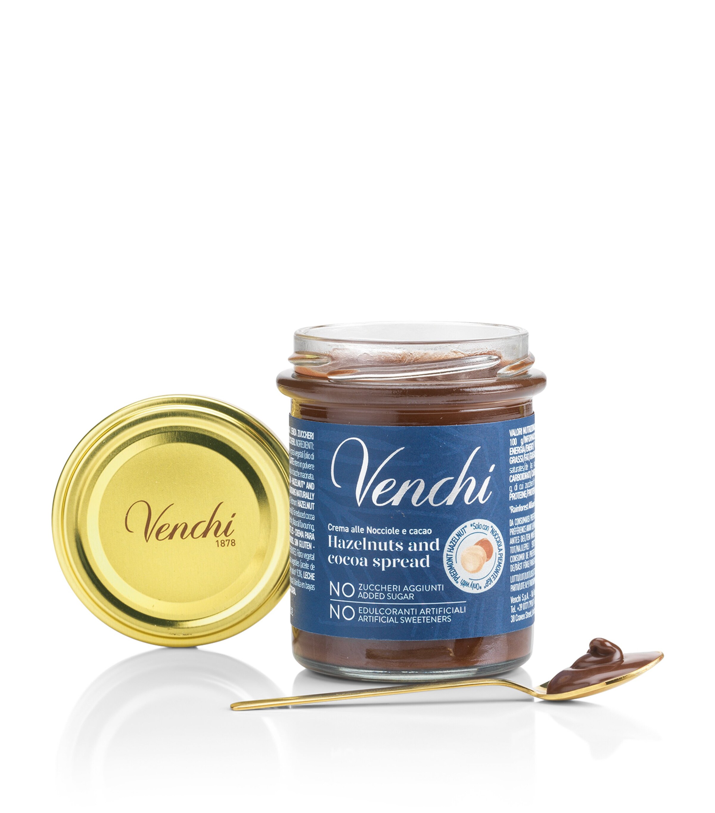 Venchi 1878 No Added Sugar Hazelnut Spread (200g) | Harrods AU