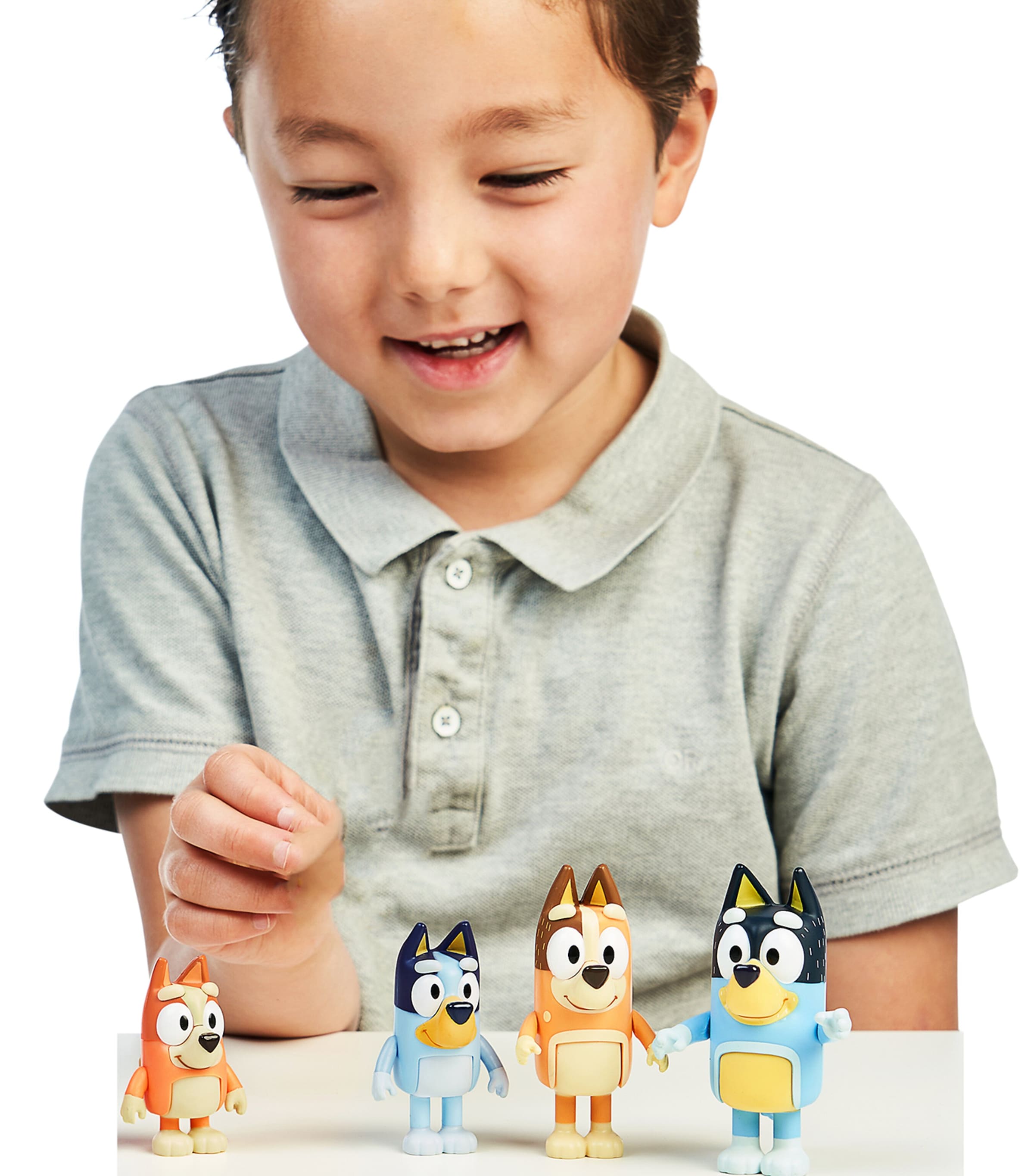 BLUEY Family Figures (Set of 4) | Harrods US