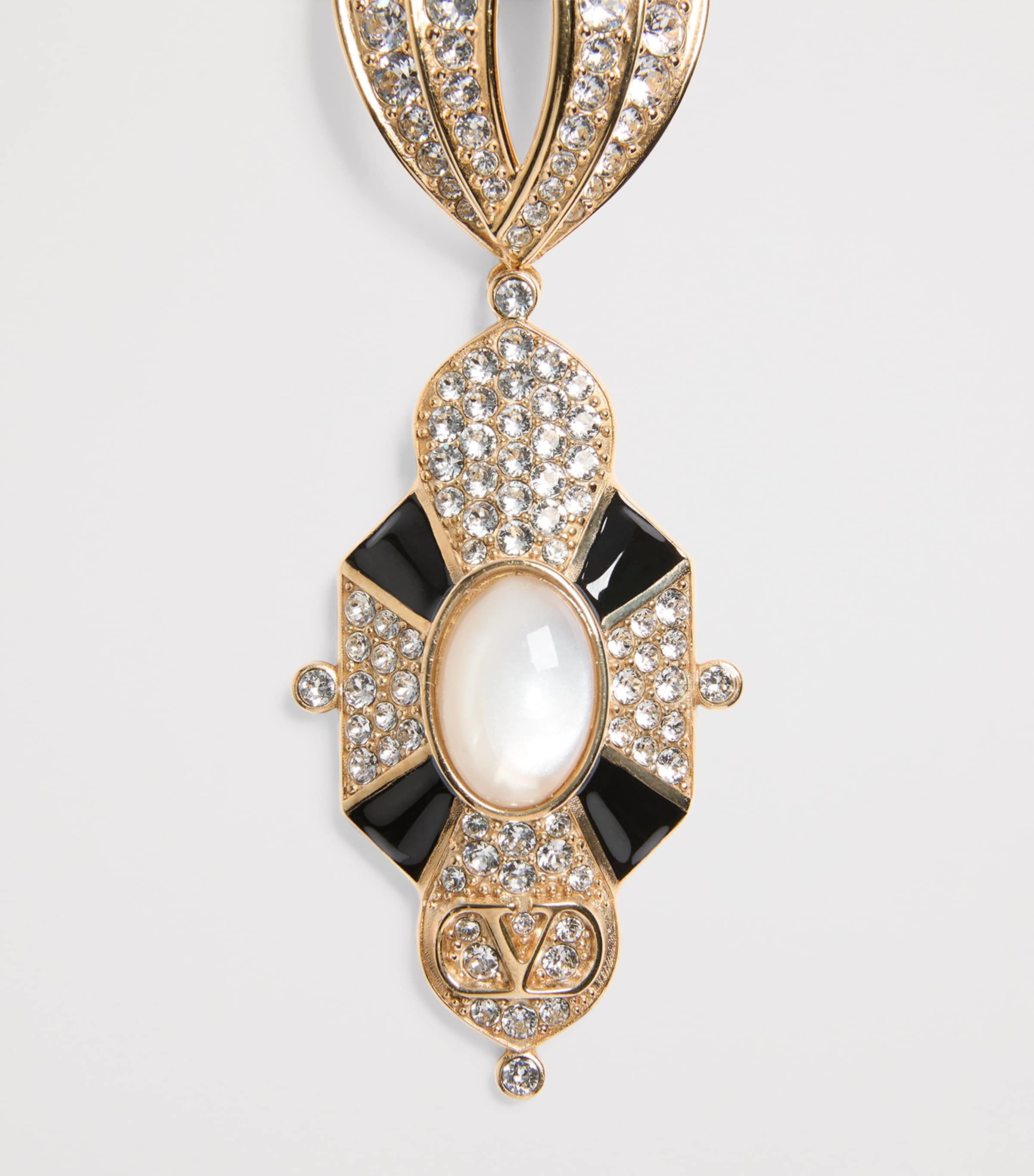 Valentino Garavani Swarovski Crystal-Embellished Pas Plus Pendant ...