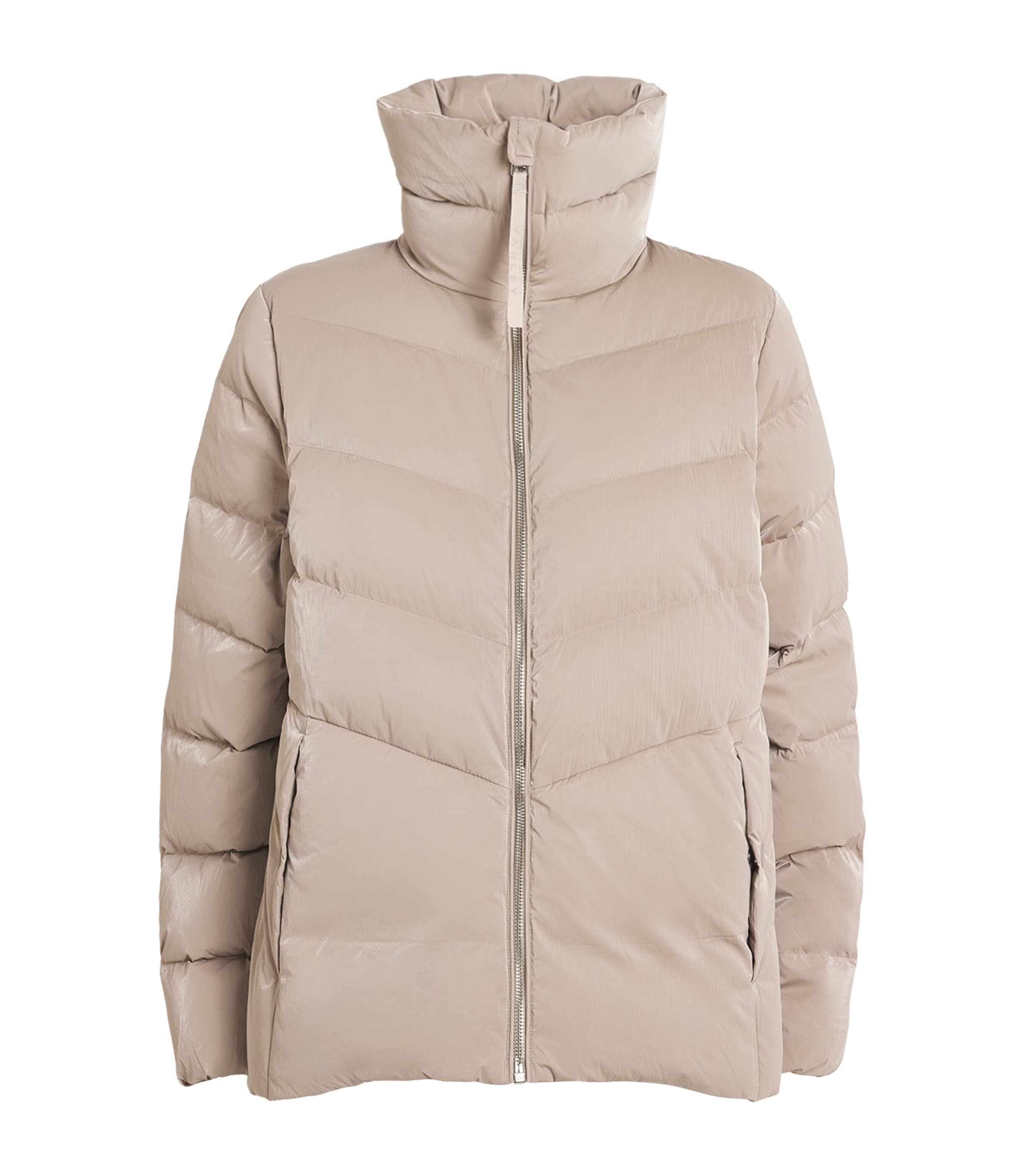 Varley Brown Nylon Down Alena Jacket | Harrods UK