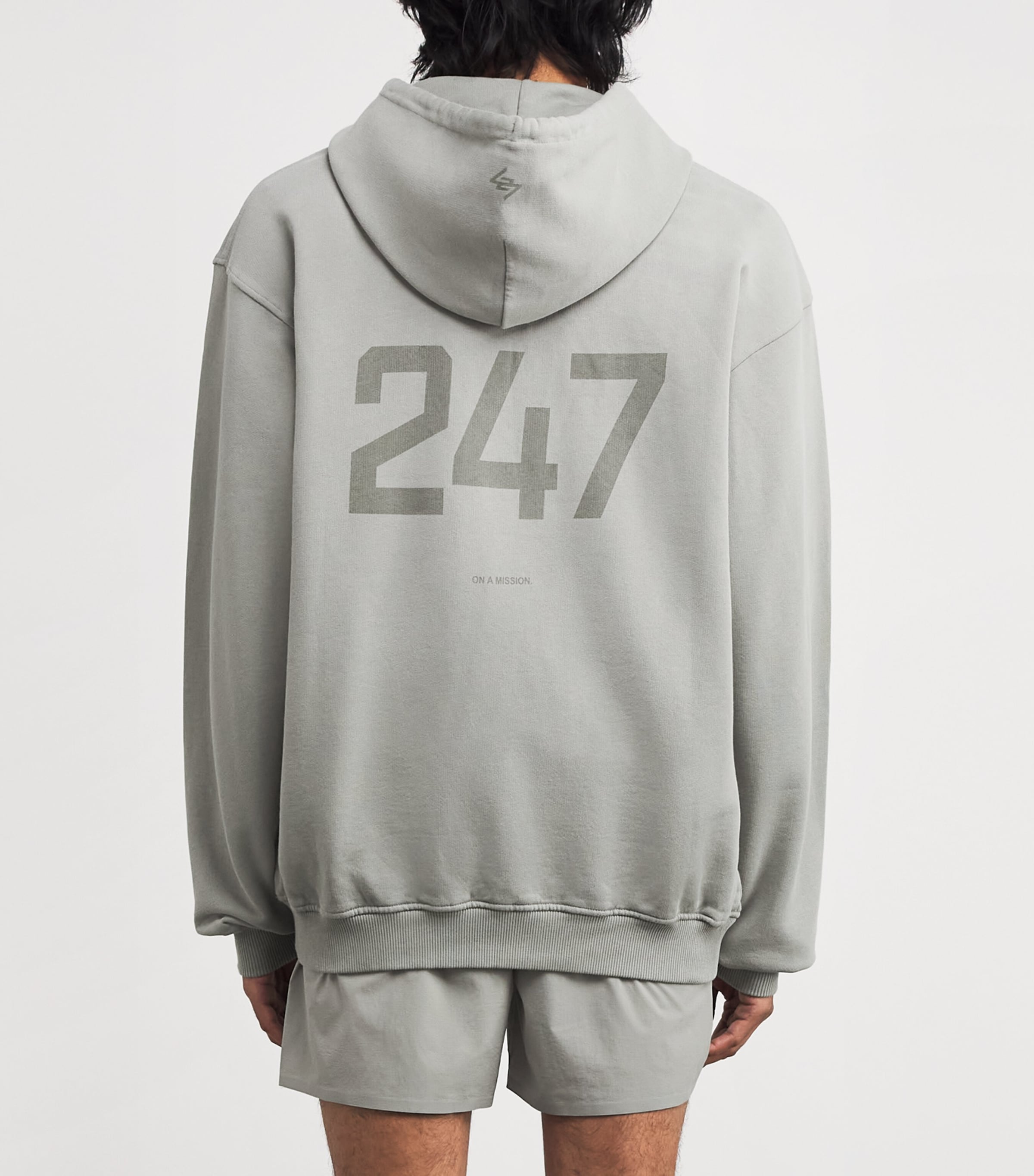 Represent 247 Green Cotton 247 Motion Oversized Hoodie | Harrods US