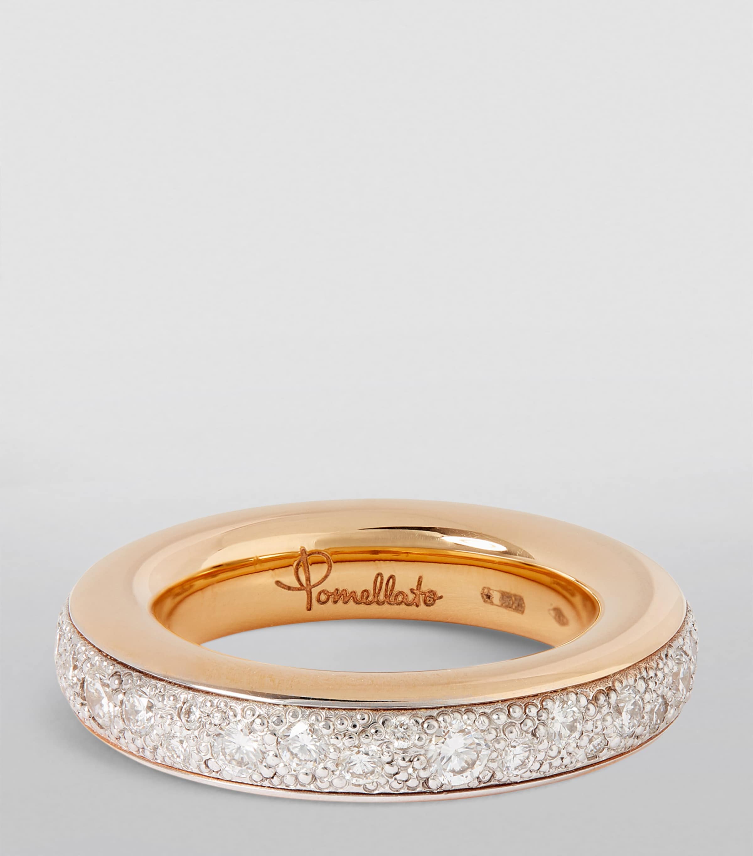 Pomellato Rose Gold and Diamond Iconica Ring | Harrods US