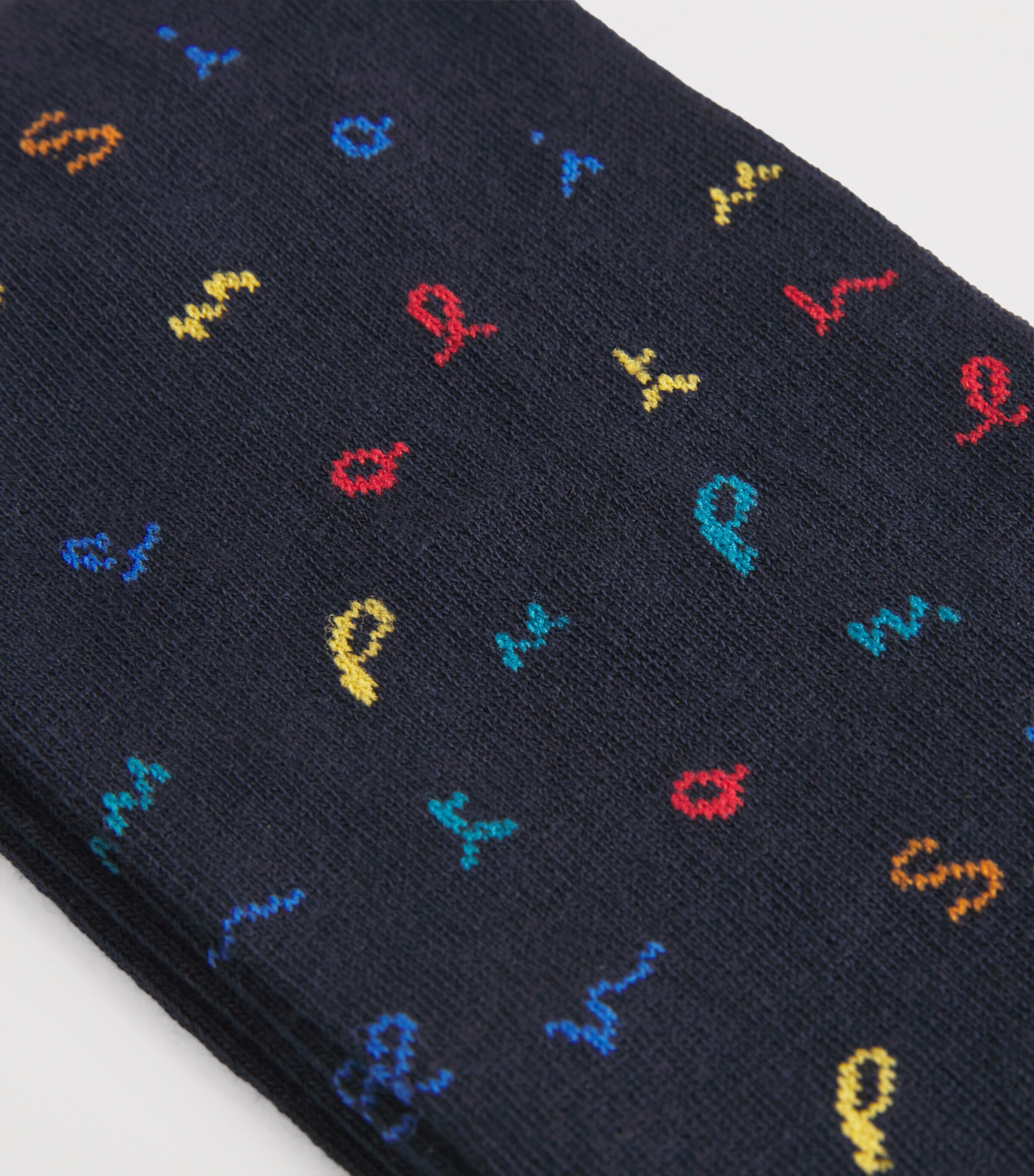 Paul Smith Blue Cotton-Blend Jacquard Socks | Harrods US