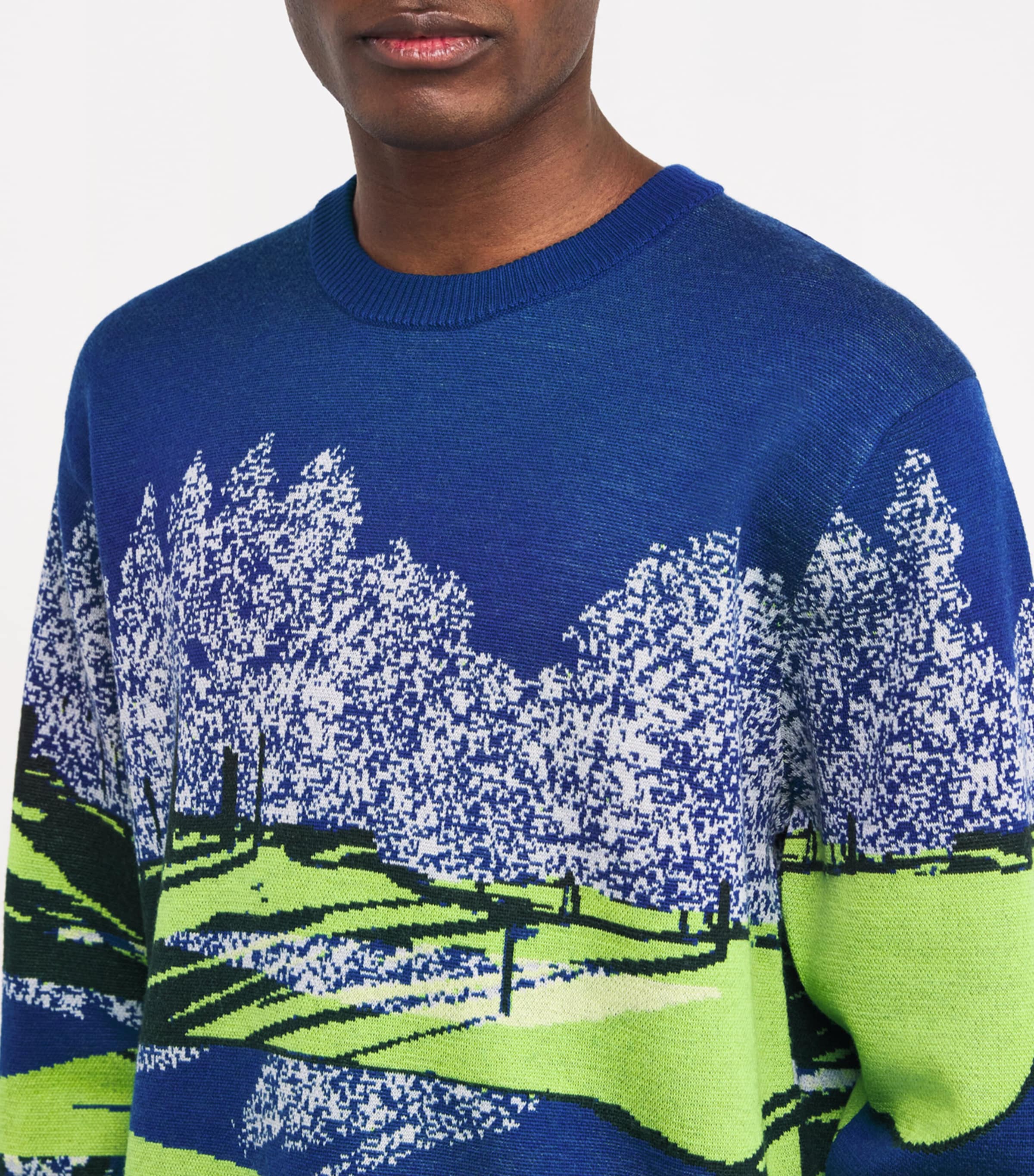 J Lindeberg Merino Wool Alexander Jacquard Sweater | Harrods US J Lindeberg Merino Wool Alexander Jacquard Sweater | Harrods US