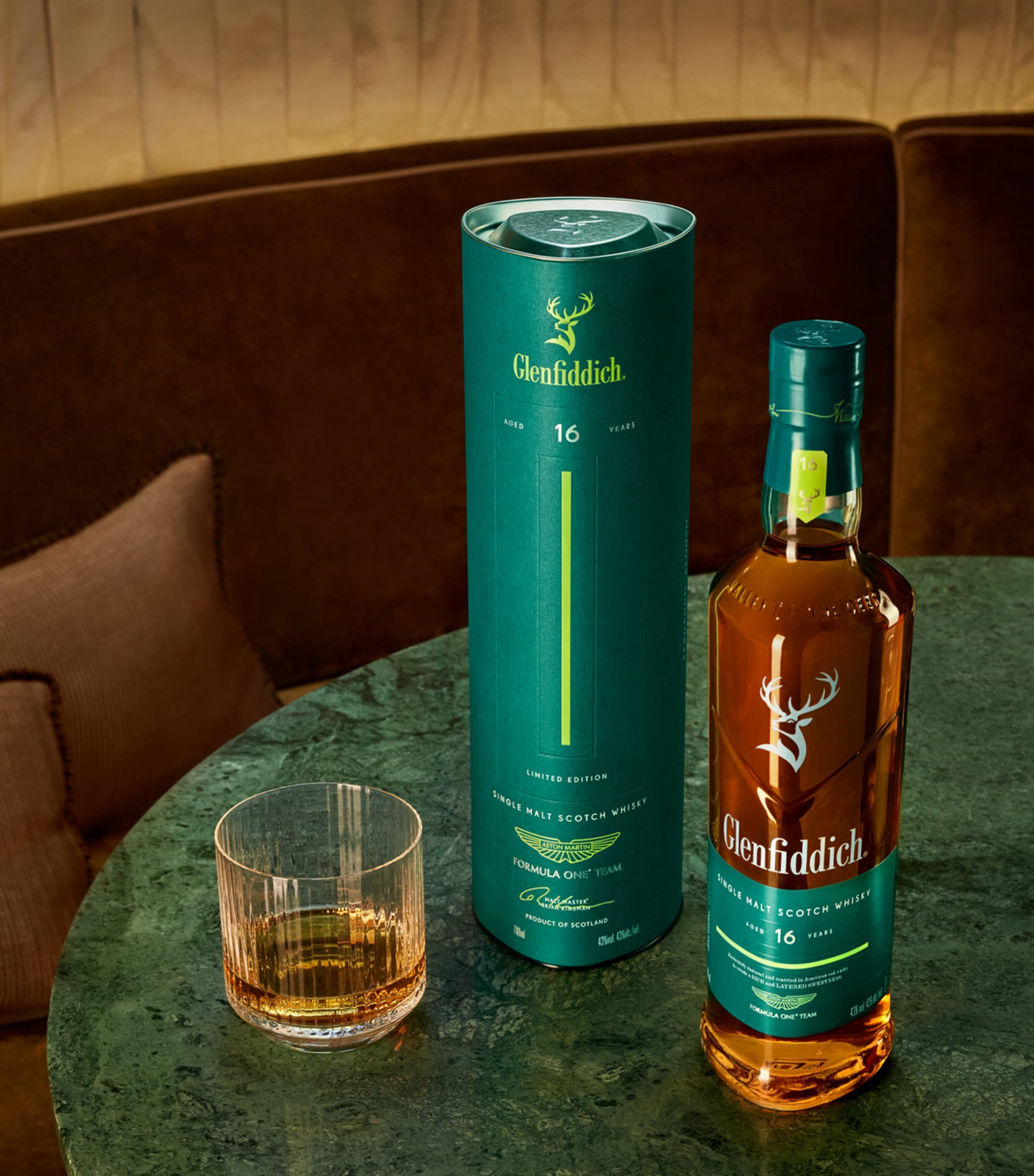 Glenfiddich x Aston Martin Formula 1 16-Year-Old Single Malt Scotch ...