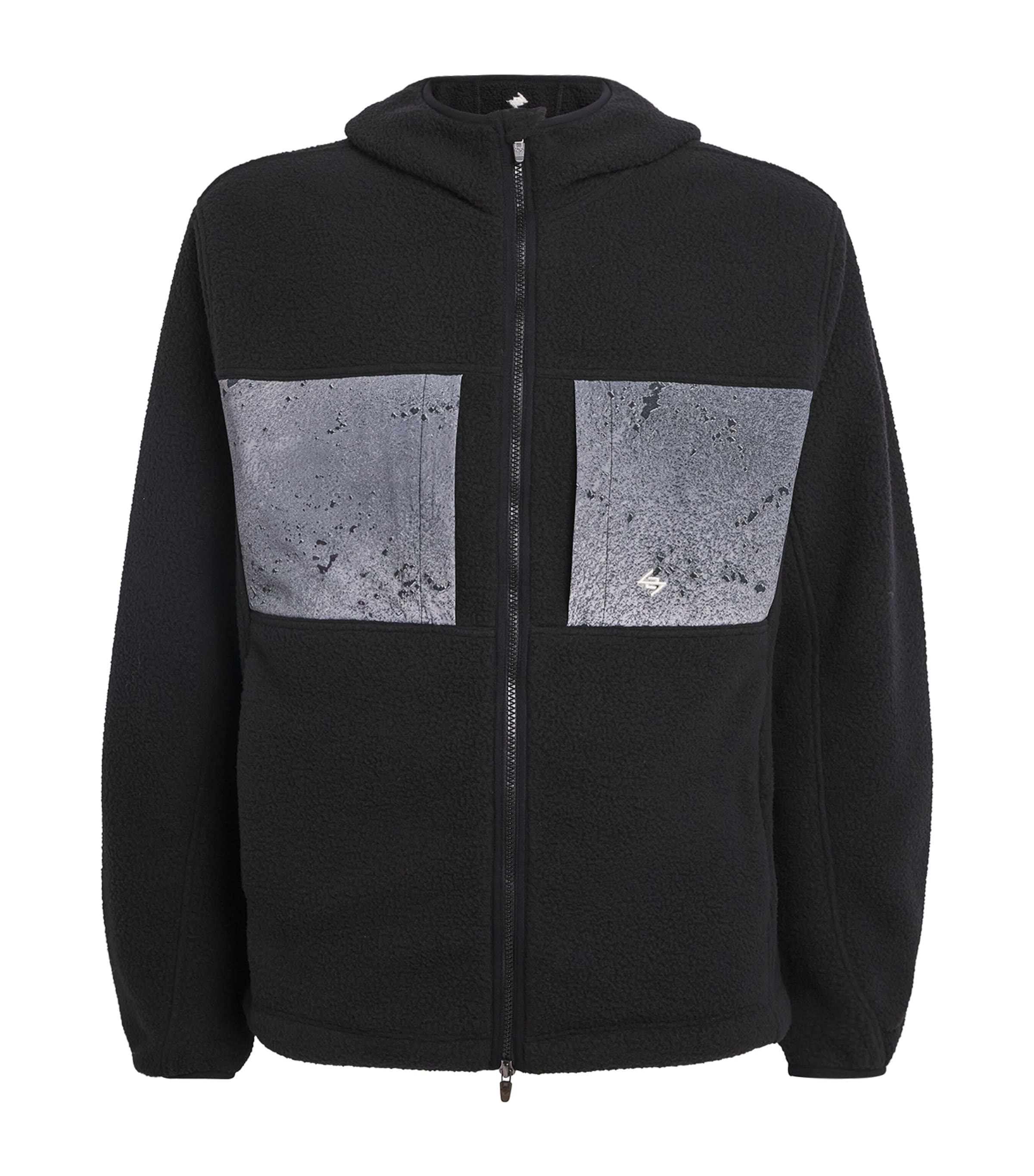 Represent 247 Black Ripstop Borg Fleece Jacket | Harrods US