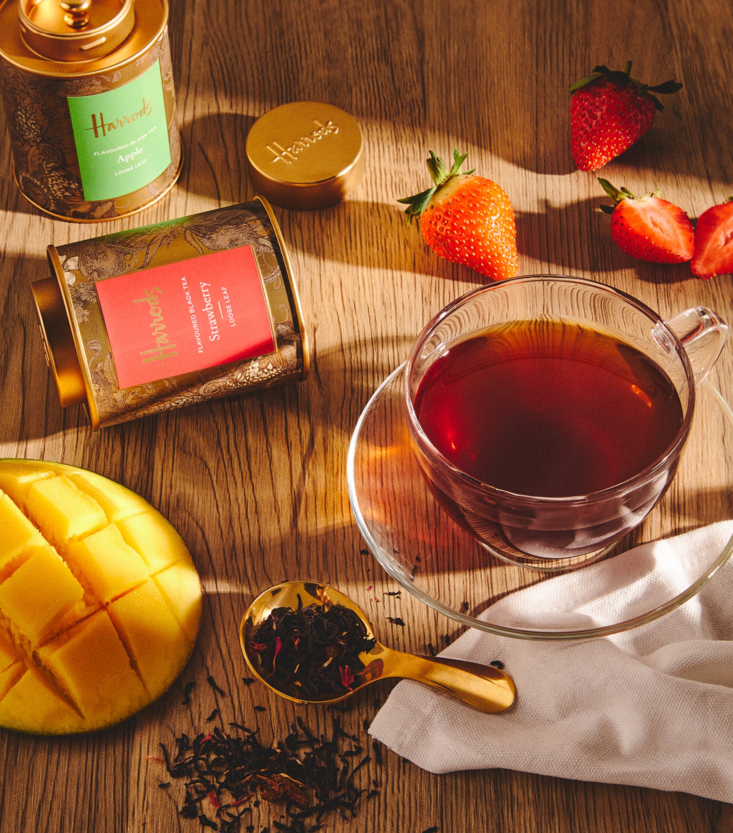 Harrods Flavoured Loose Leaf Tea Selection (3 x 50g) | Harrods UK