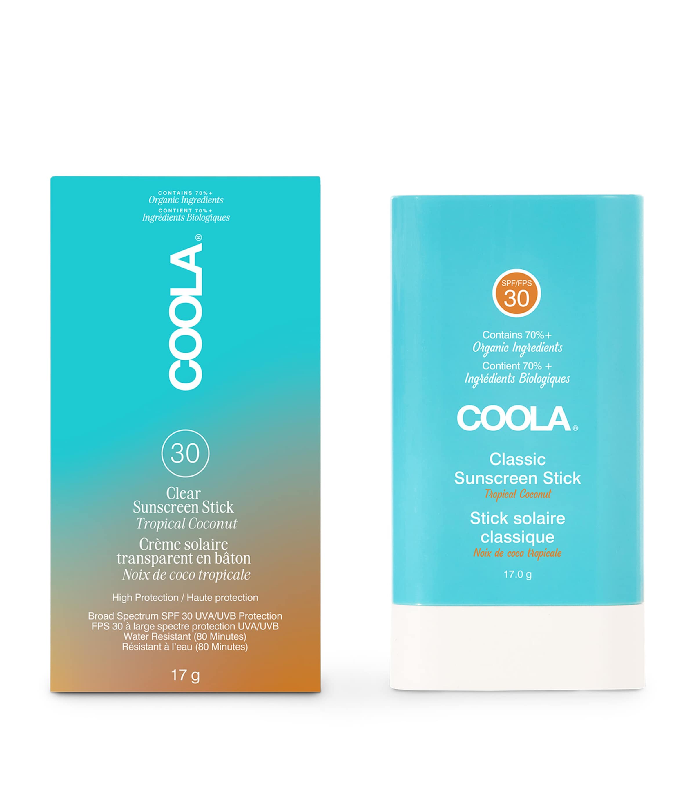 COOLA Classic Sunscreen Stick SPF 30 (17g) - Coconut | Harrods US
