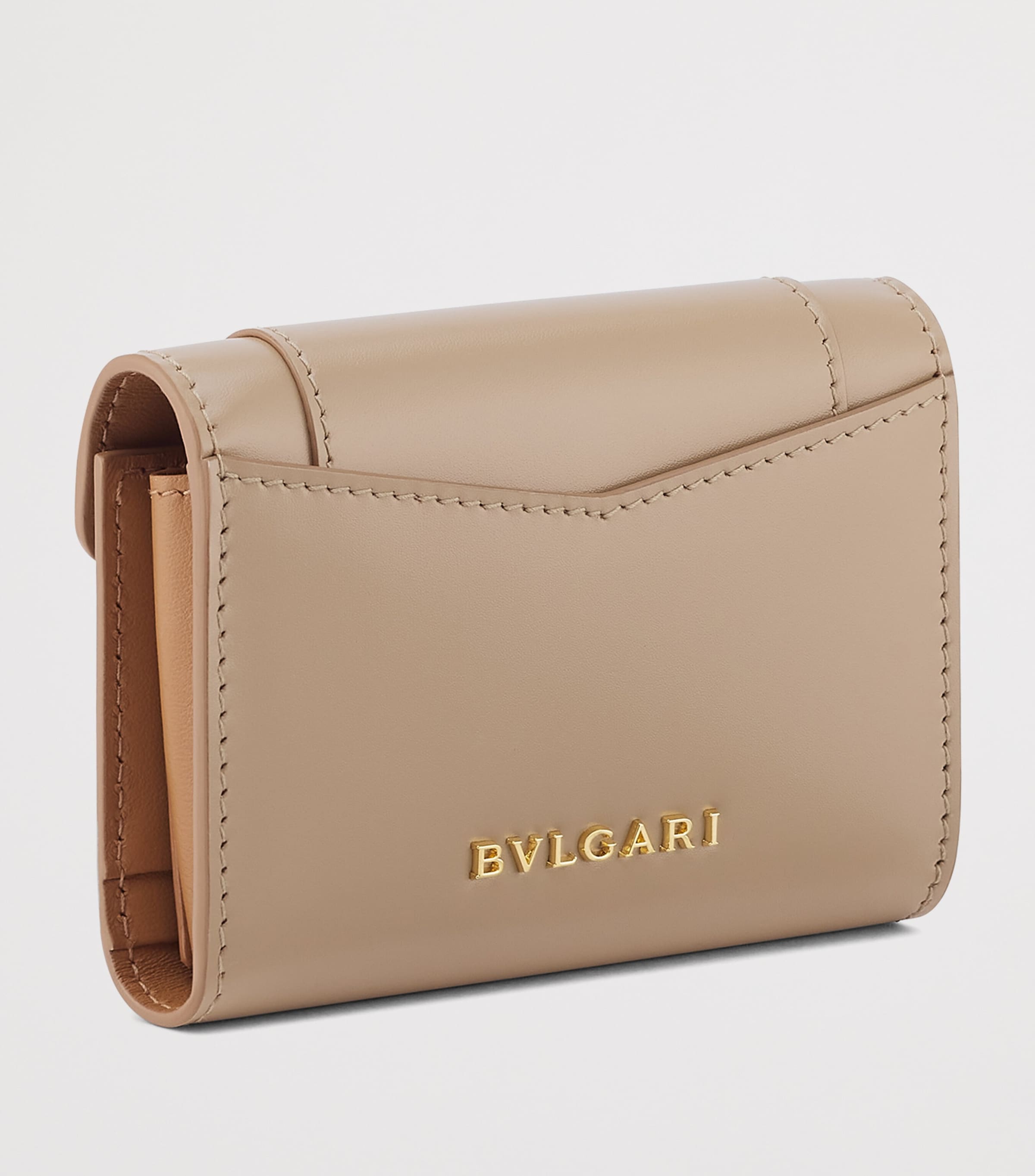 Bvlgari Beige Serpenti Forever Business Card Holder | Harrods US
