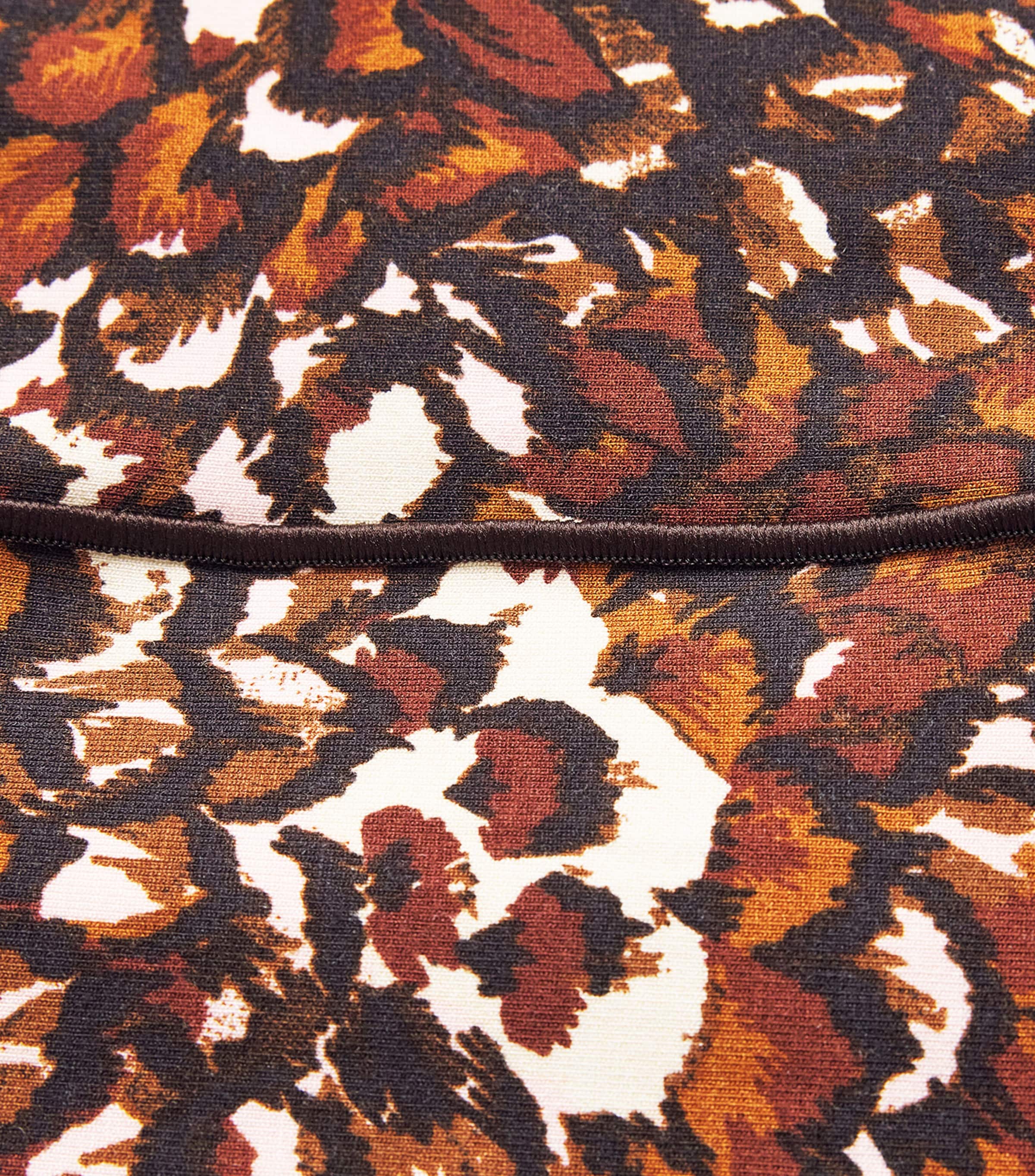 ME+EM Brown Twisting Feather Midi Dress | Harrods FR