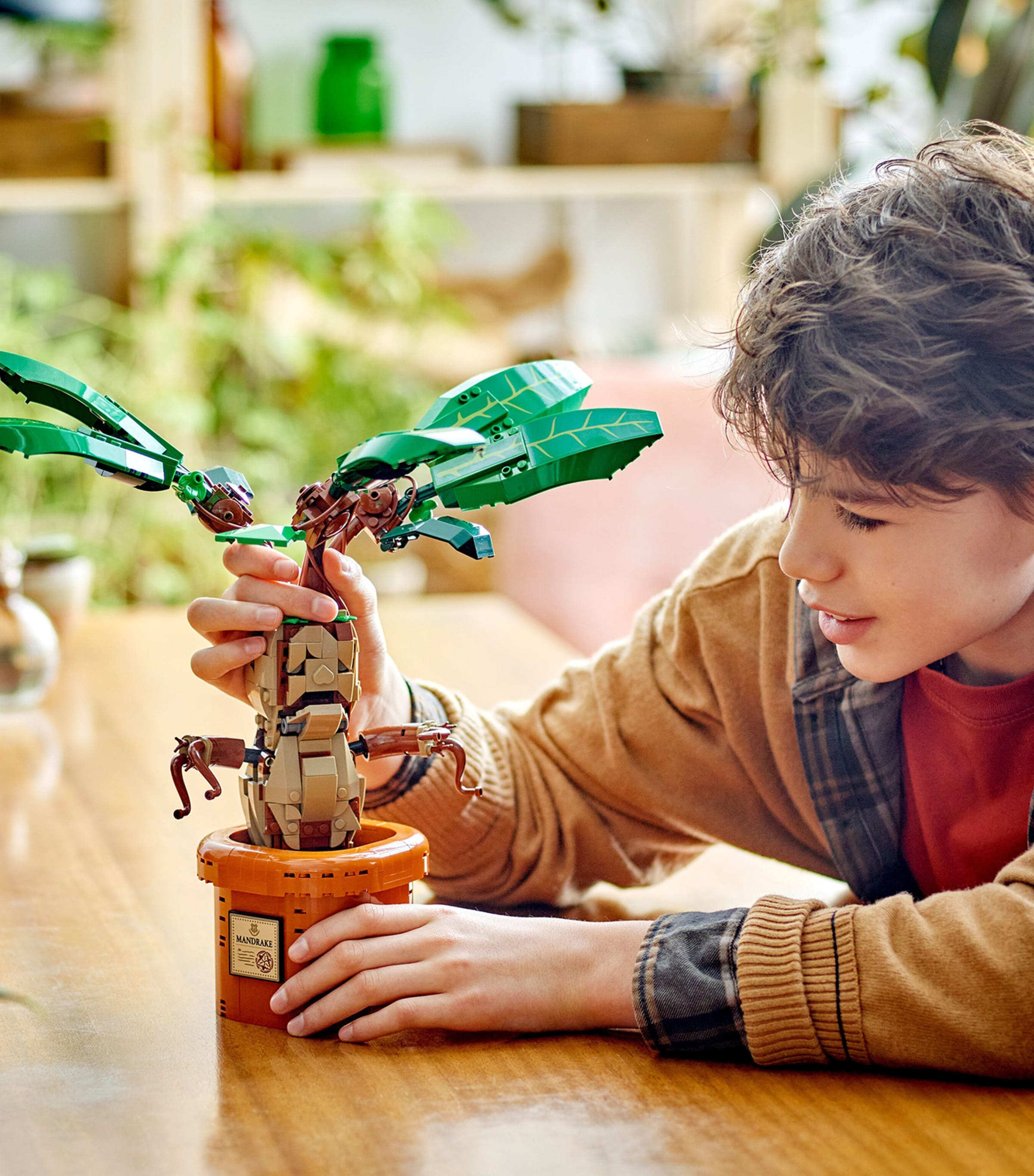Lego Harry Potter Mandrake Magical Plant Toy Figure 76433 | Harrods UK