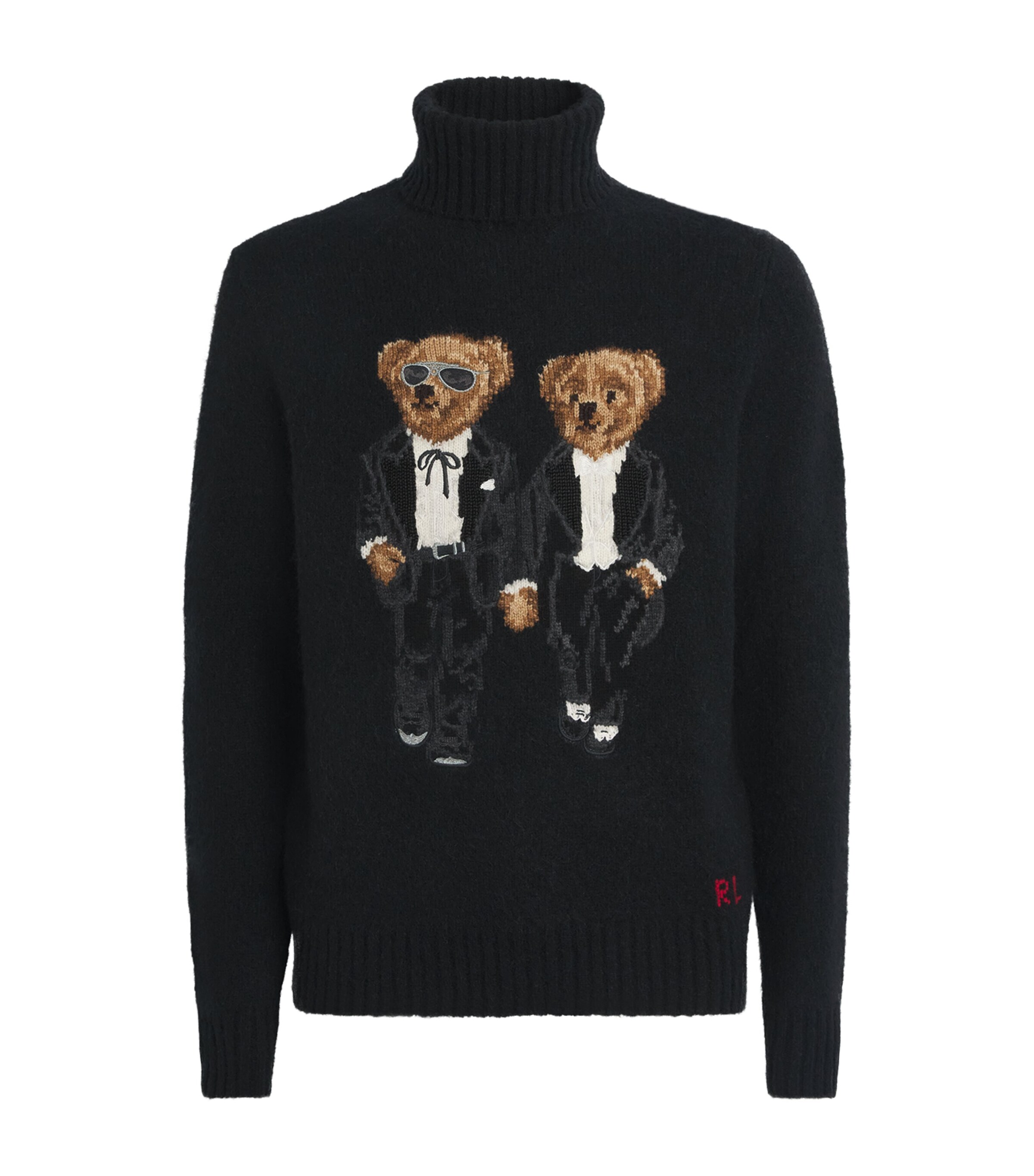 Polo Ralph Lauren Black Wool-Blend Ralph & Ricky Tuxedo Polo Bear ...