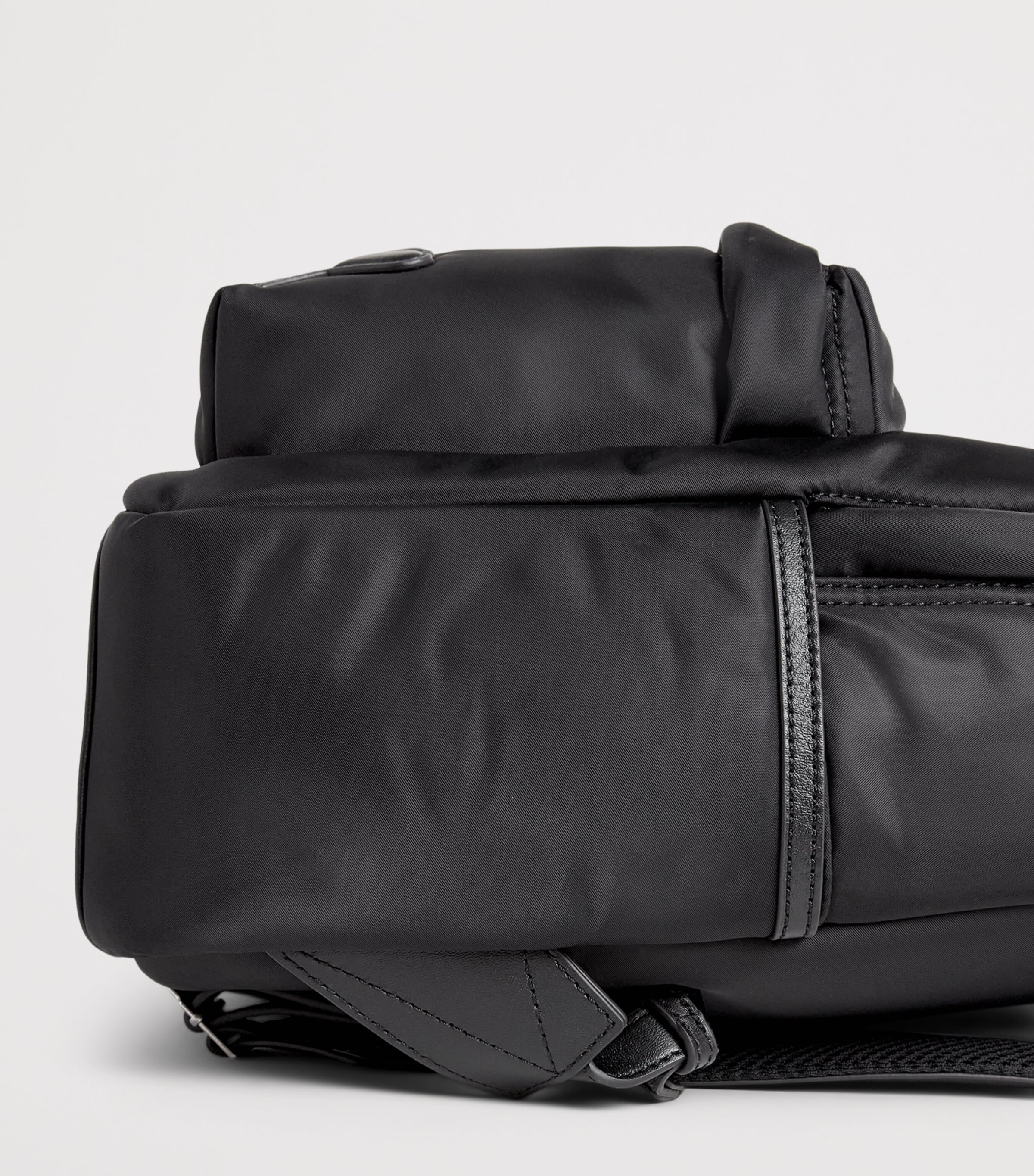 AMI Paris Black Canvas Marcel Backpack | Harrods AU