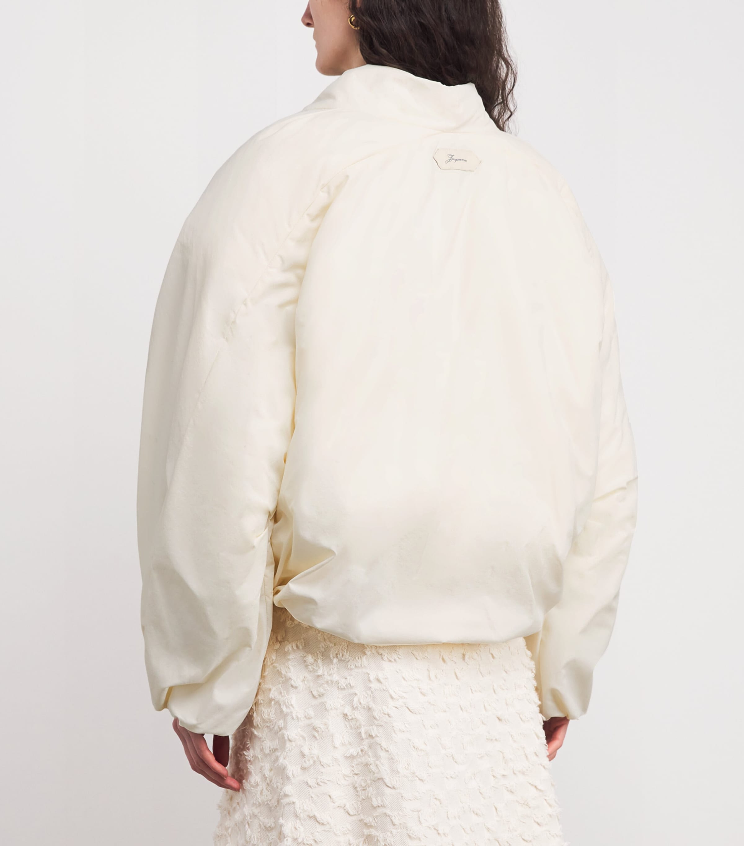 Jacquemus White The Châle Bomber Jacket | Harrods CA