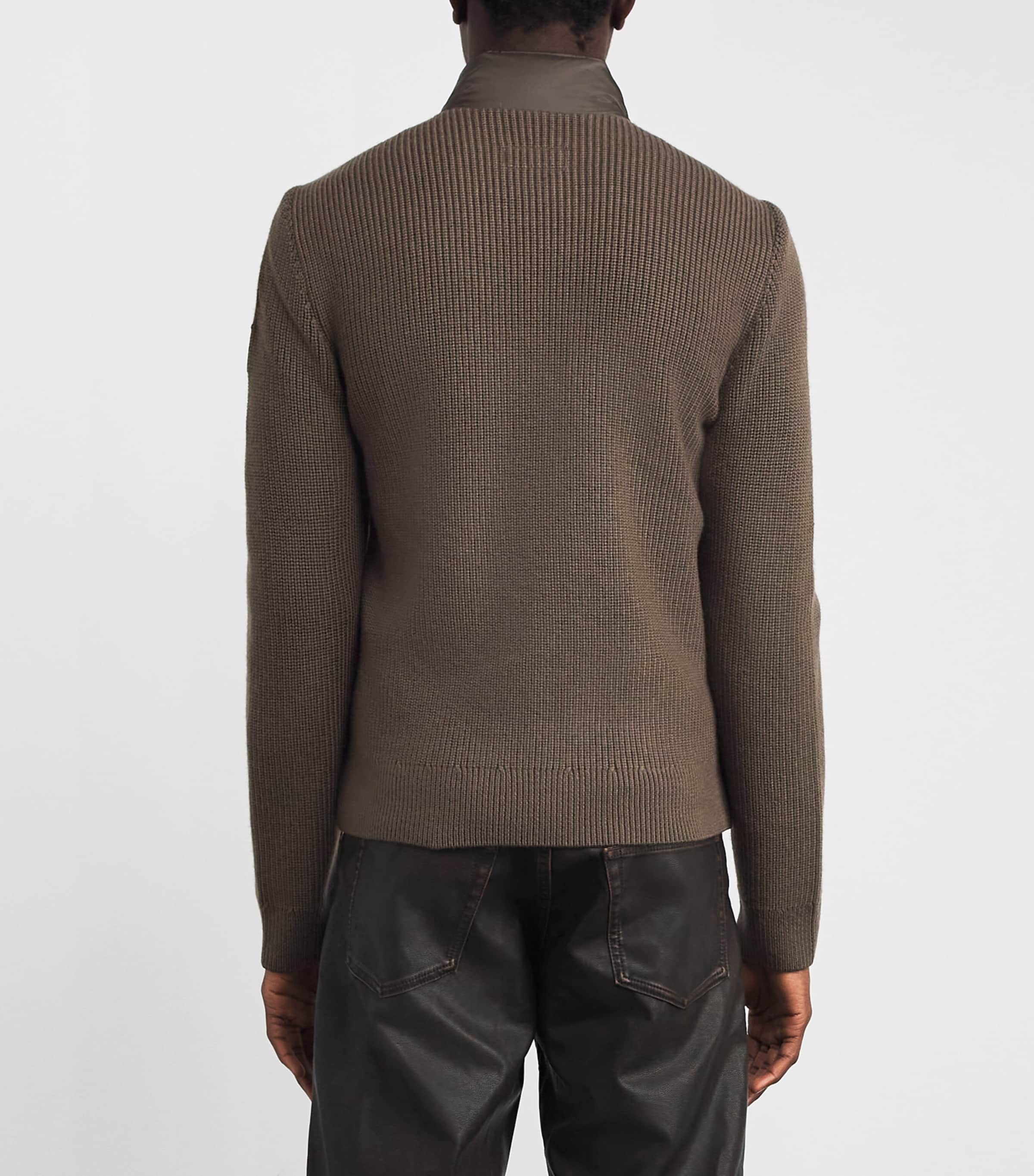 Belstaff Brown Merino Wool Circuiteer Hybrid Jacket | Harrods IN