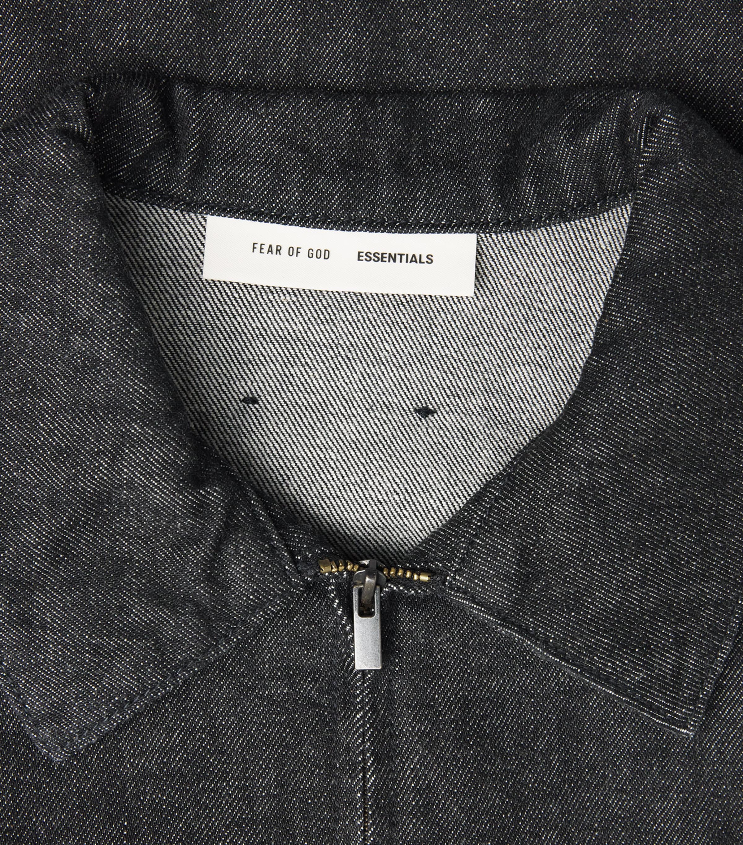 Fear Of God Black Trucker Denim Jacket | Harrods CA