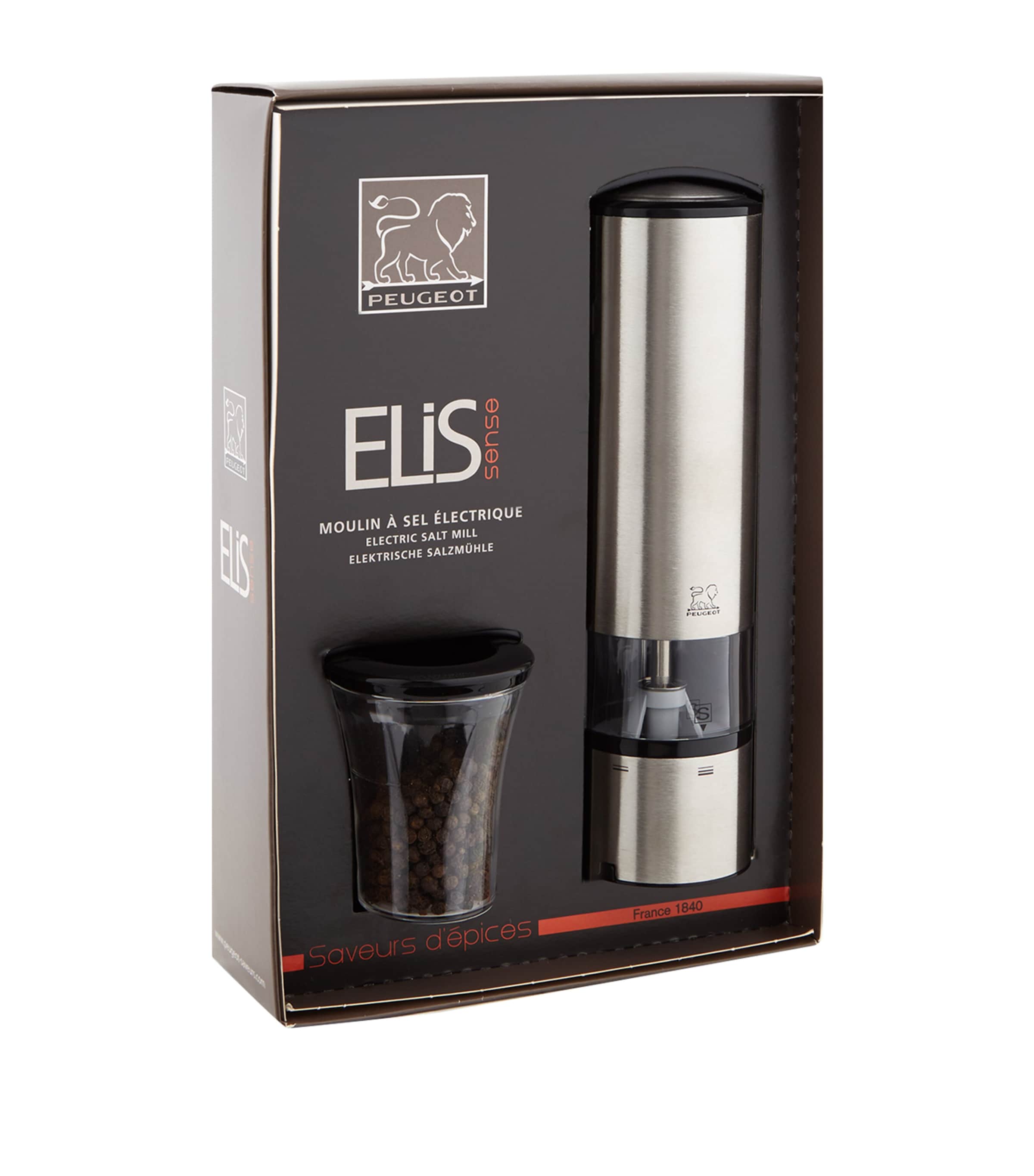 Peugeot Elis Sense Electric U'Select Pepper Mill (20cm) | Harrods US