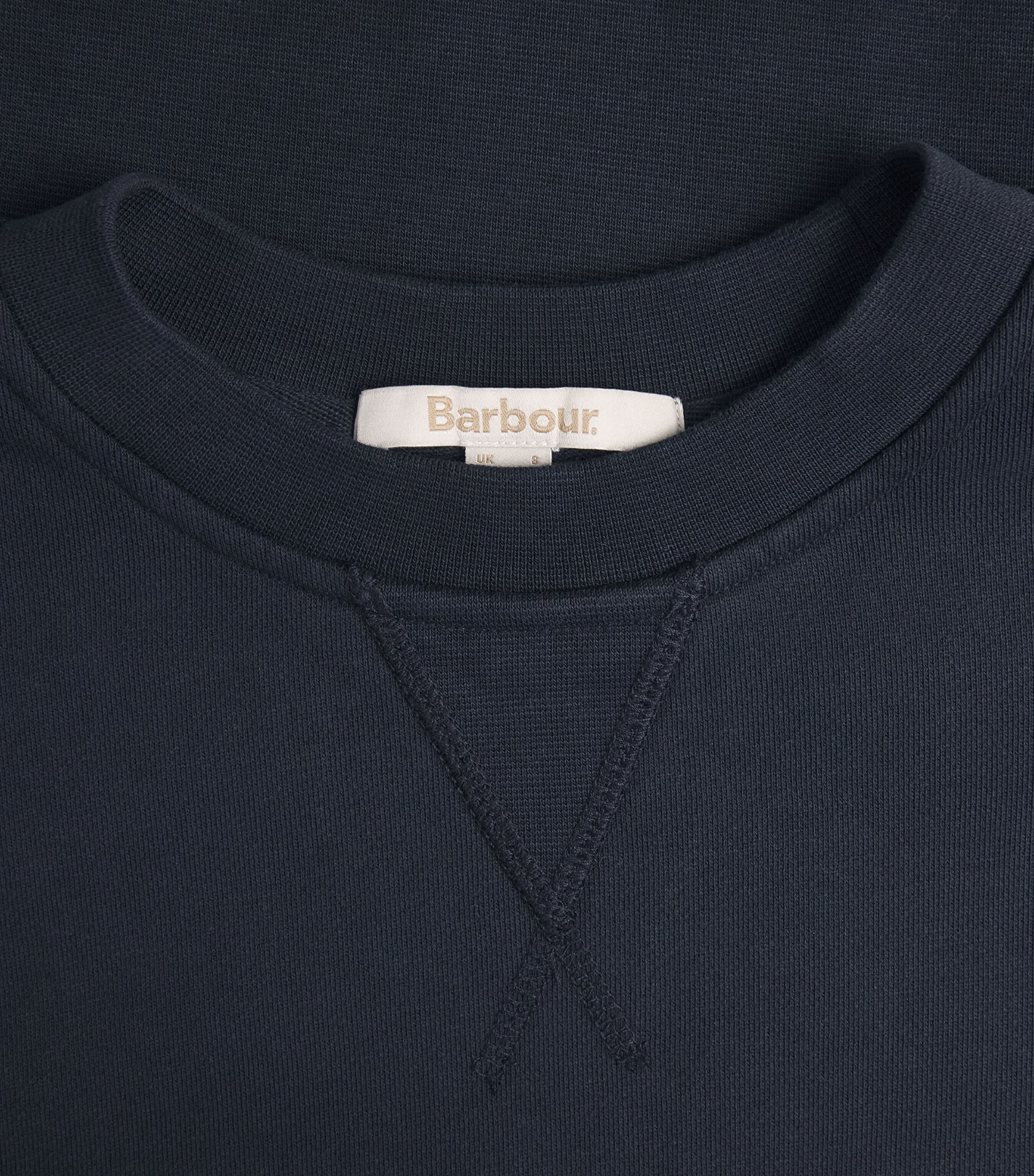 Barbour Navy Cotton Bede Logo Sweatshirt | Harrods HK