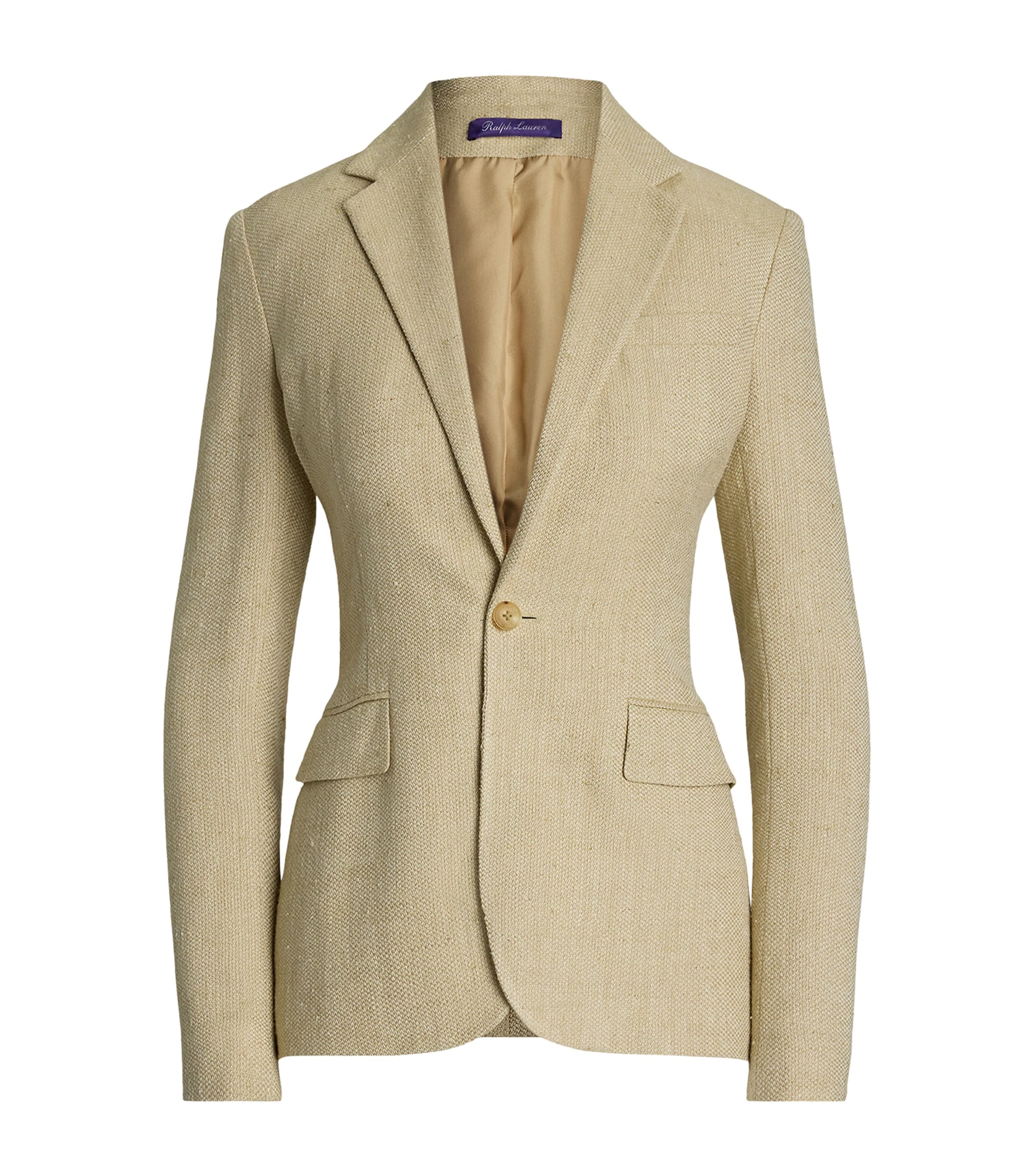Ralph Lauren Collection Beige Lace-Up Safia Blazer | Harrods AU