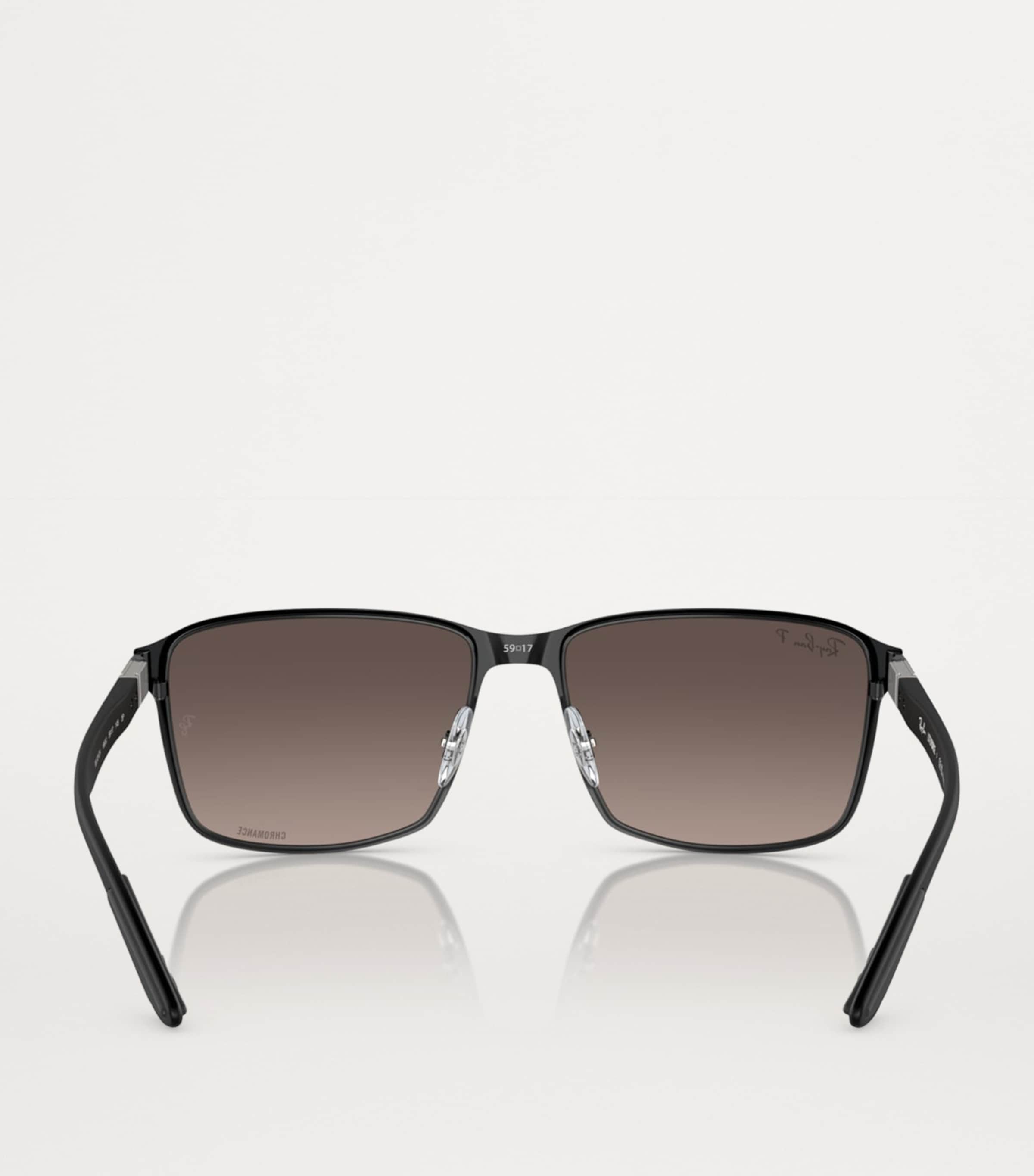Ray-Ban Black Metal RB3721CH Chromance Sunglasses | Harrods US