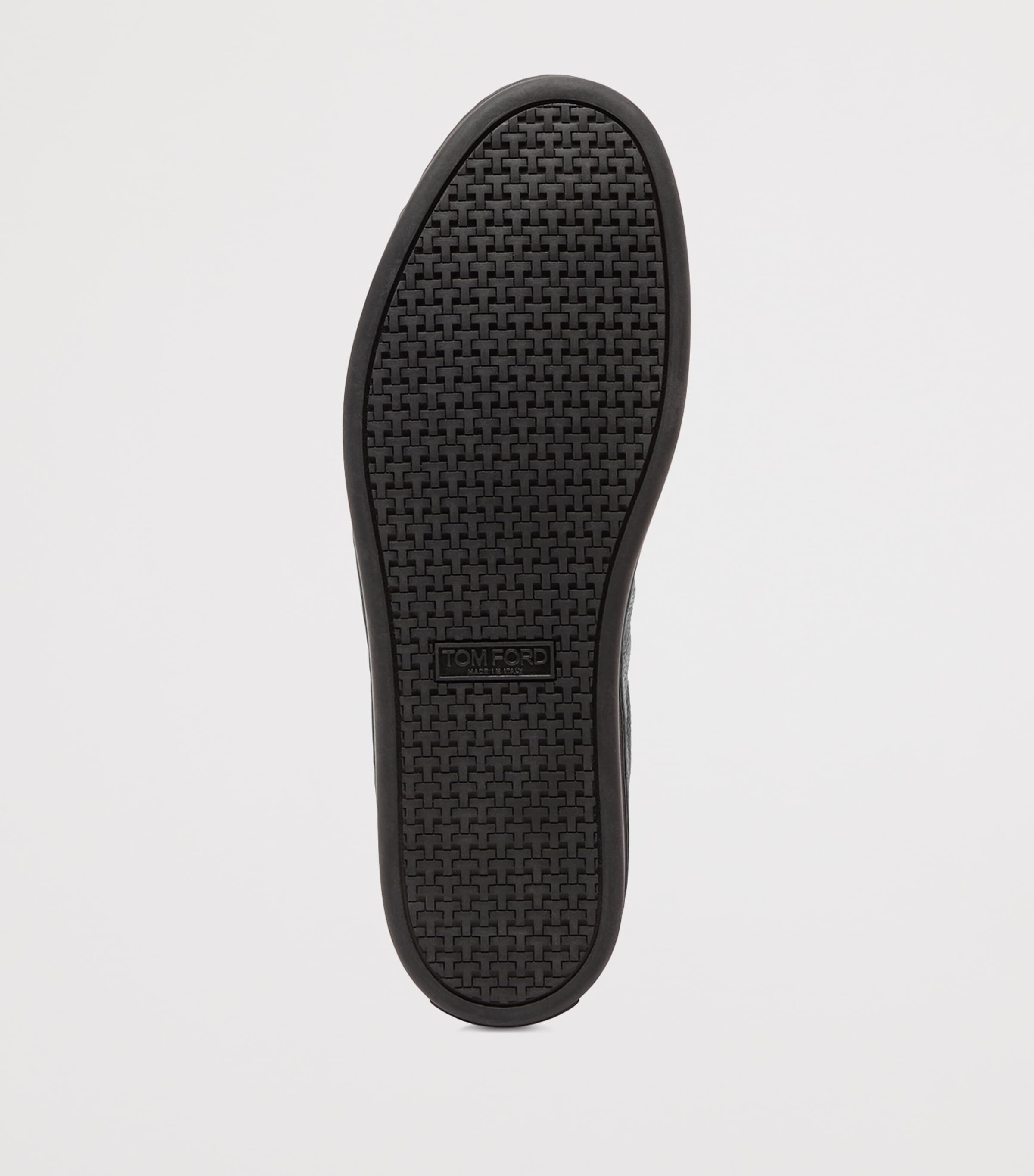 TOM FORD Black Leather Low-Top Sneakers | Harrods AU