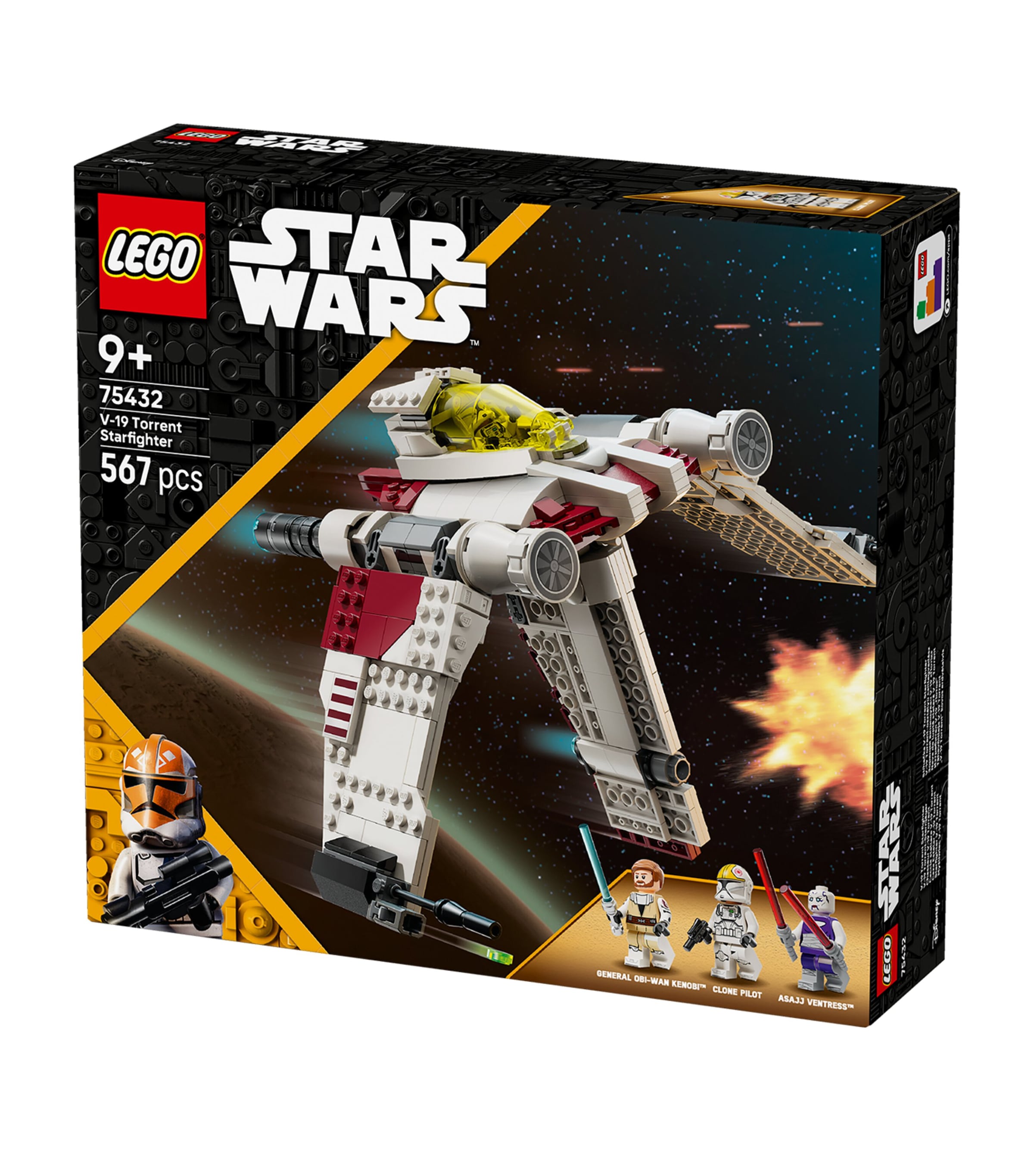 Lego Star Wars V-19 Torrent Starfighter 75432 | Harrods HK
