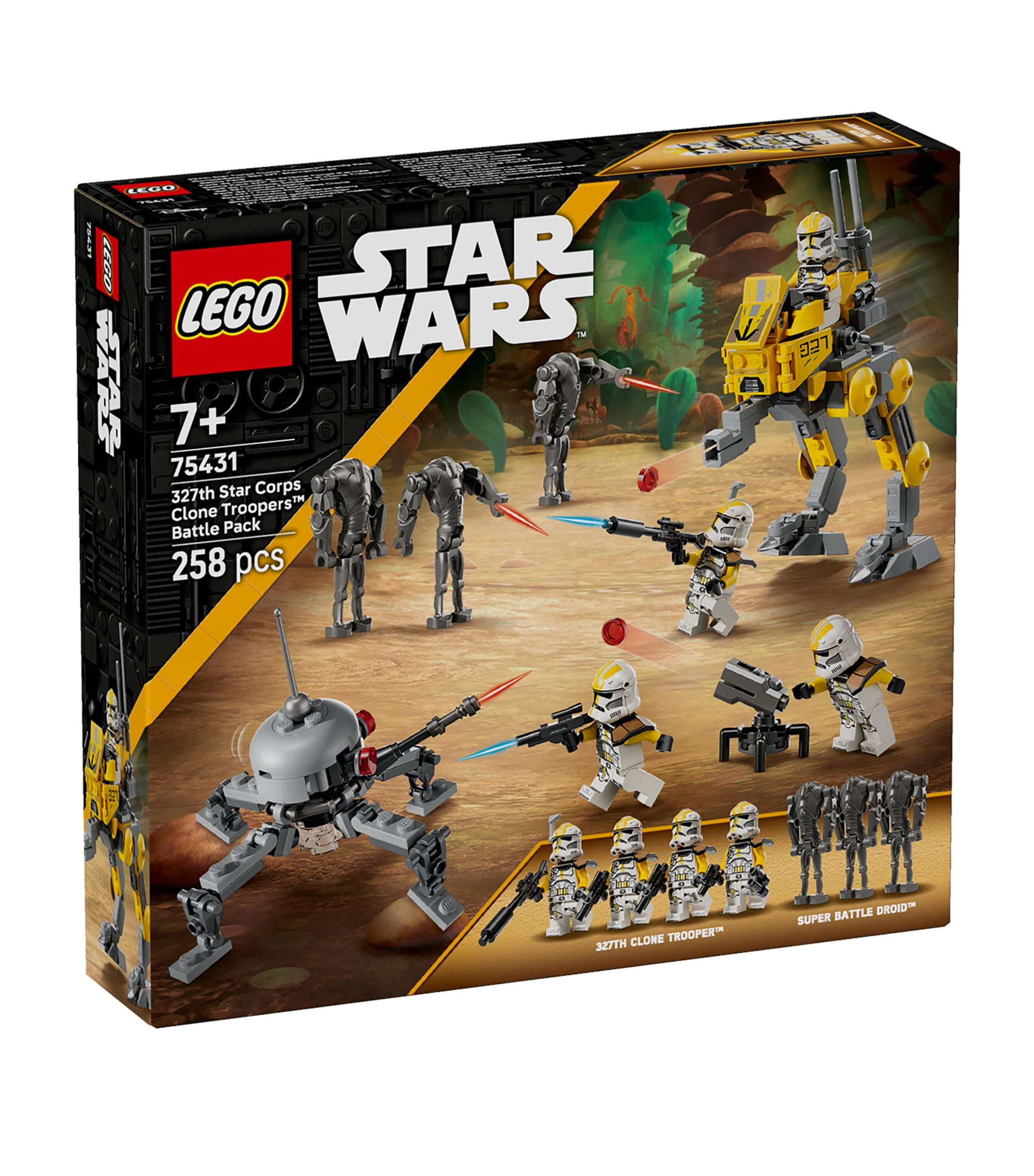 Lego Star Wars 327th Star Corps Clone Troopers Battle Pack 75431 ...