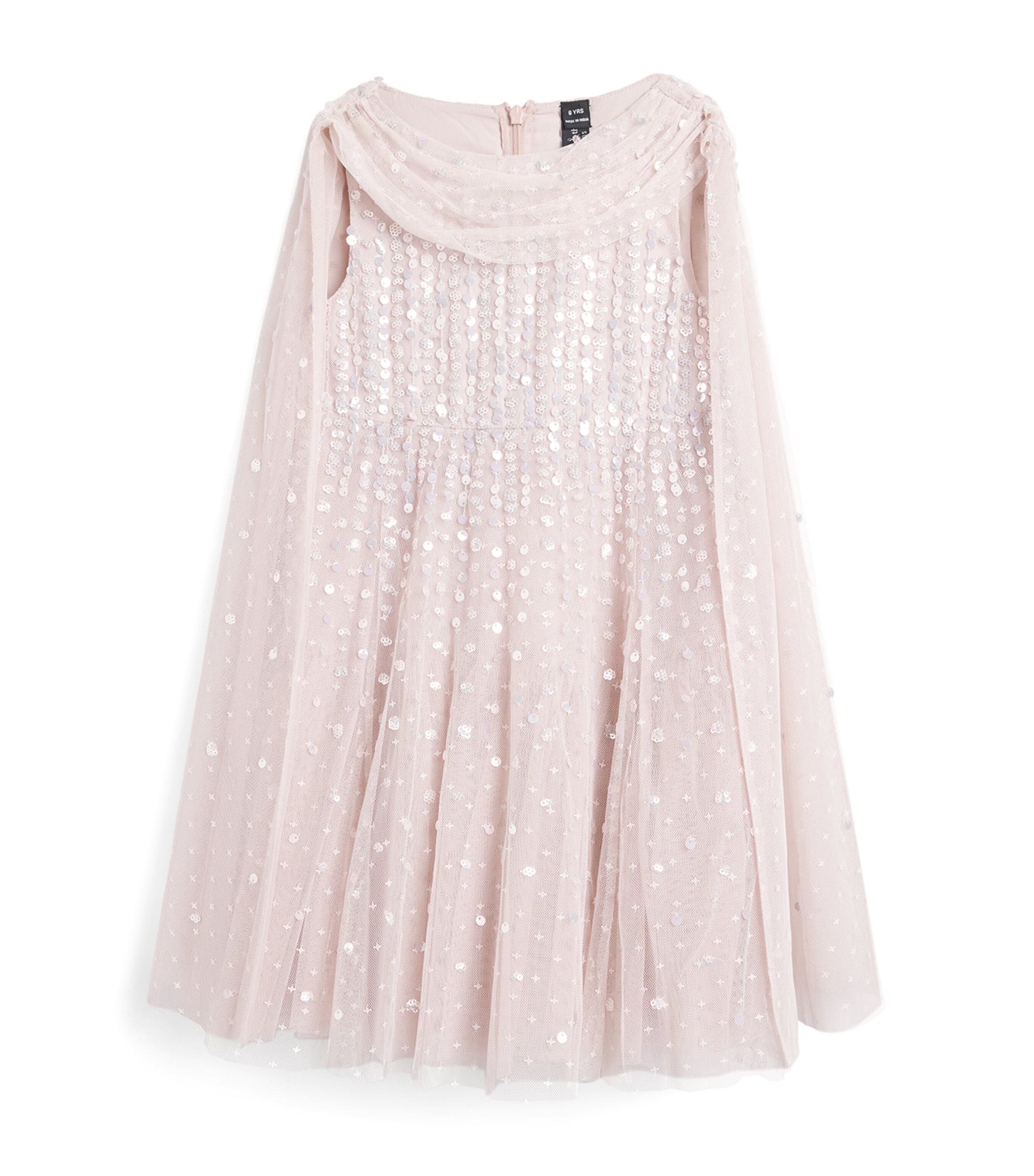 Needle & Thread Purple Tulle Sequin Moonlight Cape Dress (3-6 Years ...