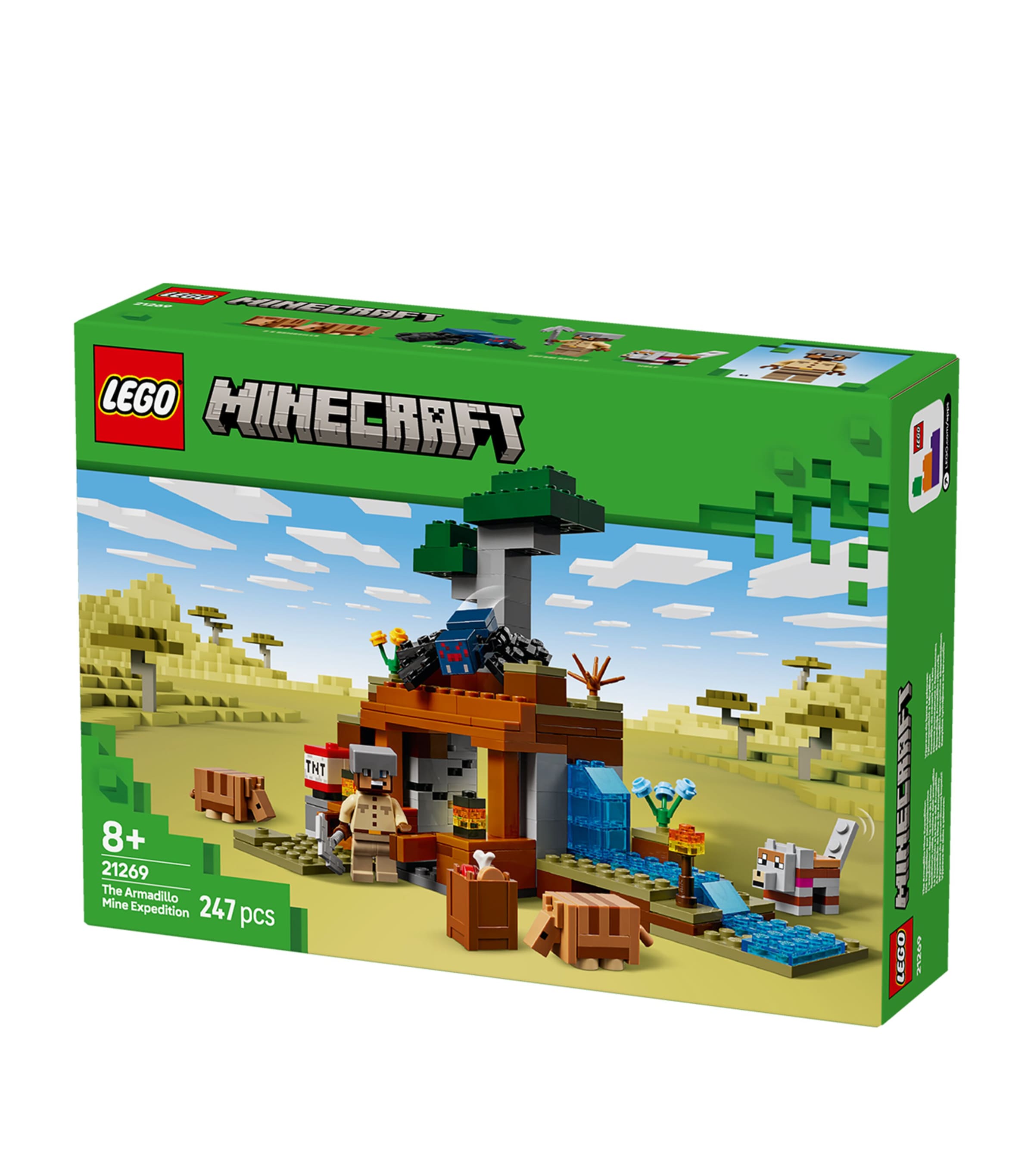 Lego Minecraft Armadillo Mine Expedition 21269 | Harrods UK
