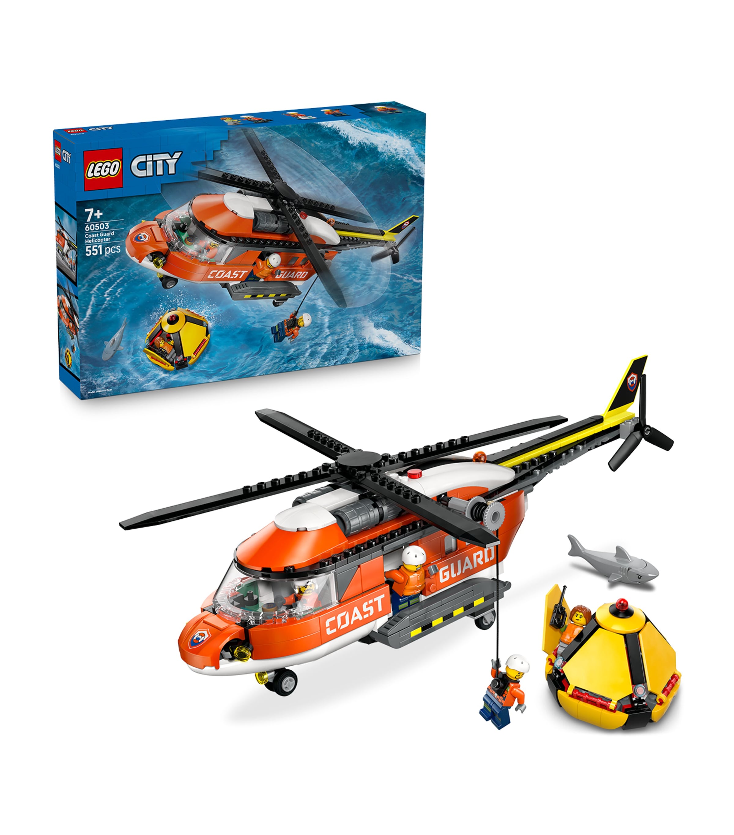 Lego City Coast Guard Helicopter 60503 | Harrods FR