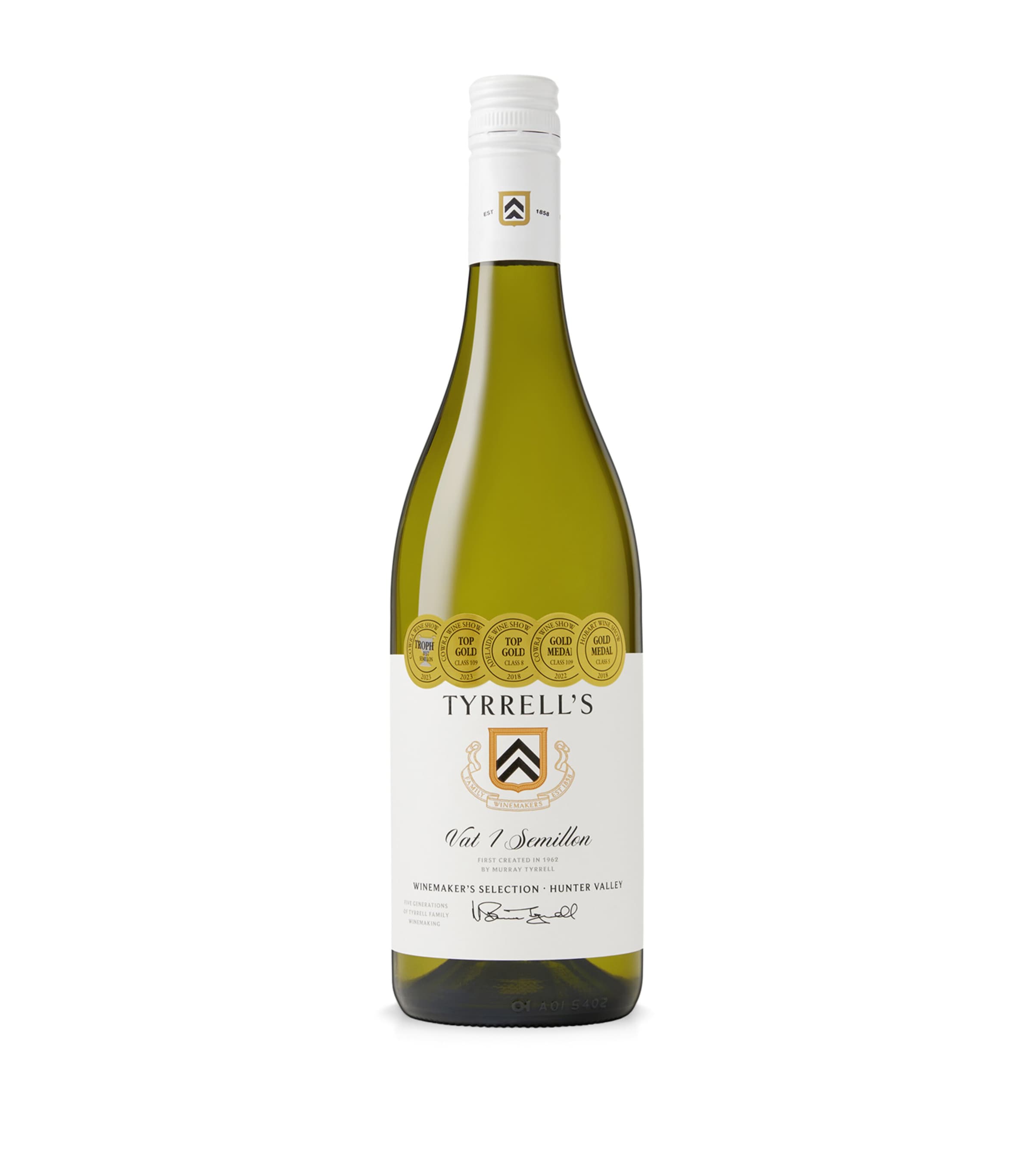 Tyrrells Winemaker's Selection Vat 1 Semillon 2018 (75cl) - Hunter ...