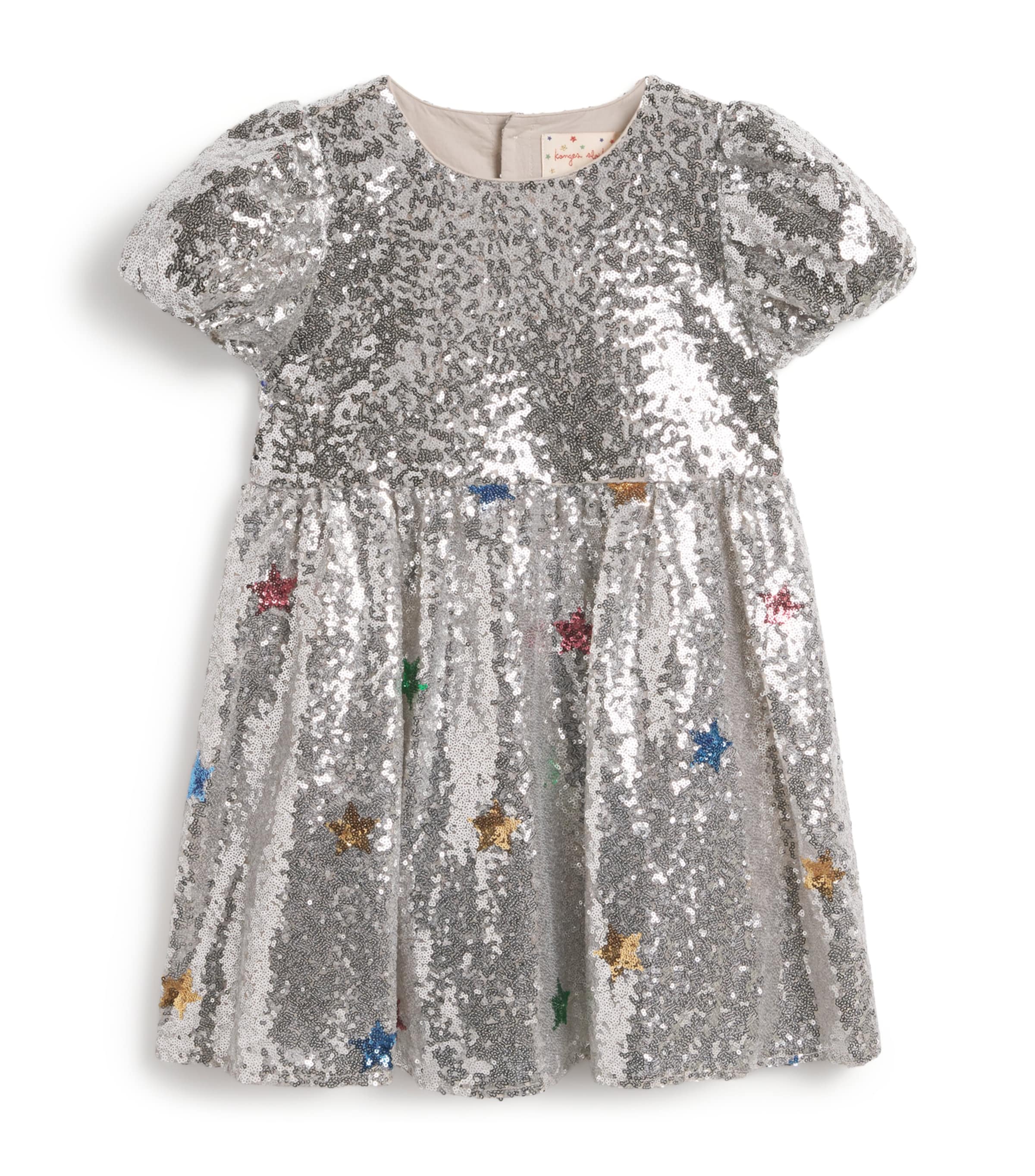 KONGES SLOJD Silver Sequin Starla Dress (5-10 Years) | Harrods US