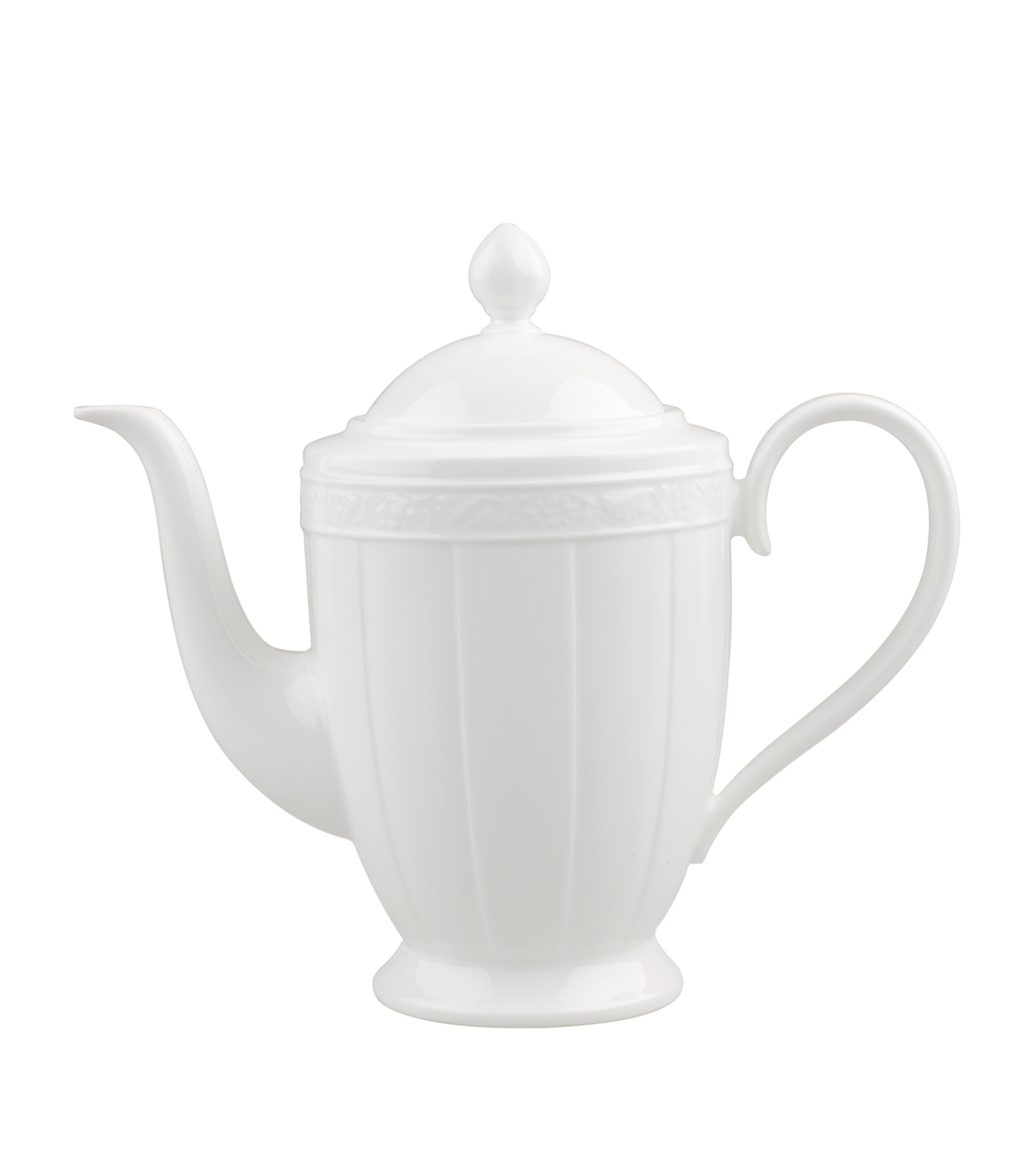 Villeroy & Boch White Pearl Coffee Pot (6-Person) | Harrods US
