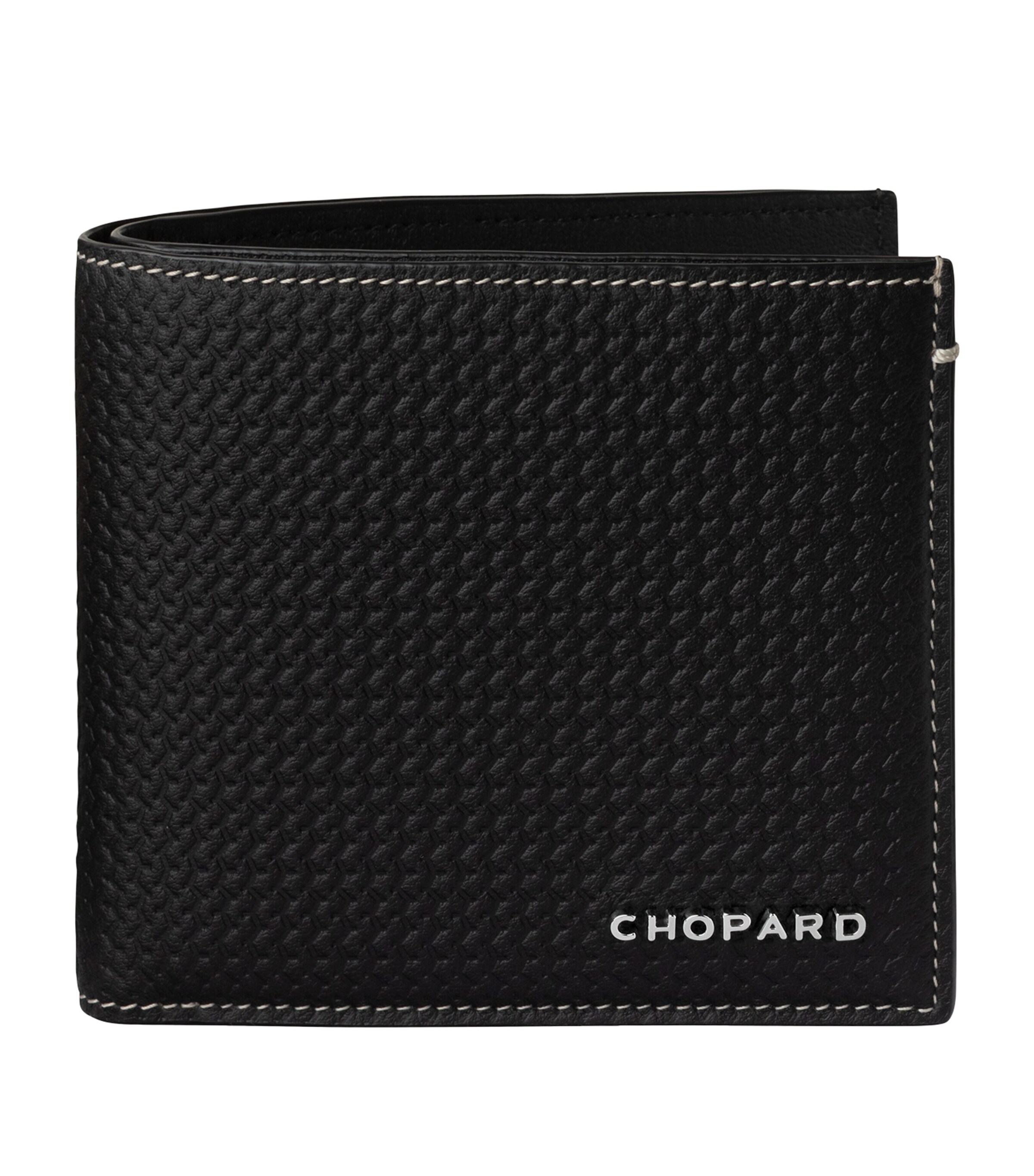Chopard Black Small Leather Racing Bifold Wallet | Harrods US