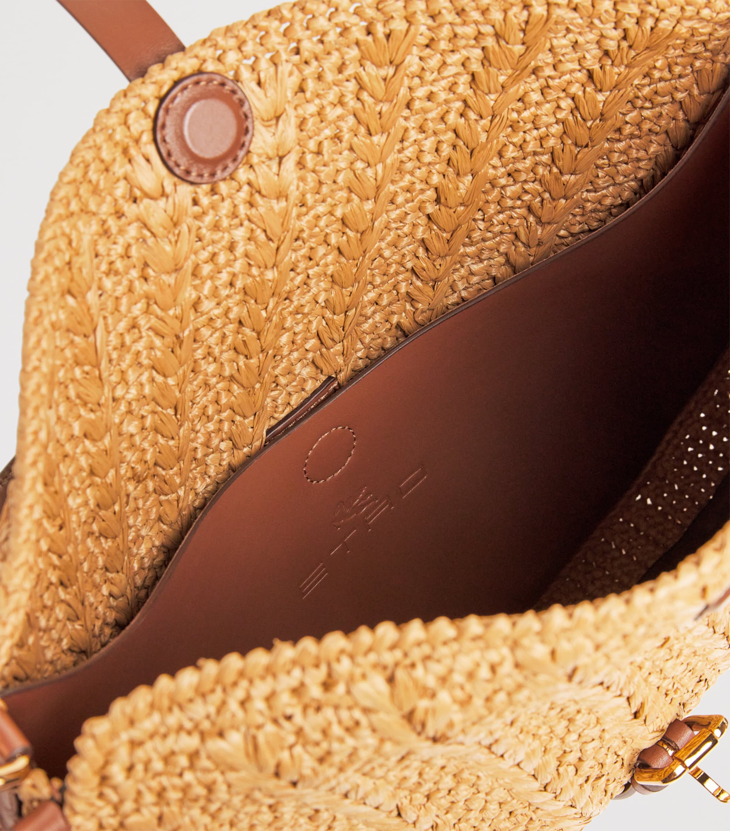 Etro Brown Raffia Pony Shoulder Bag | Harrods UK