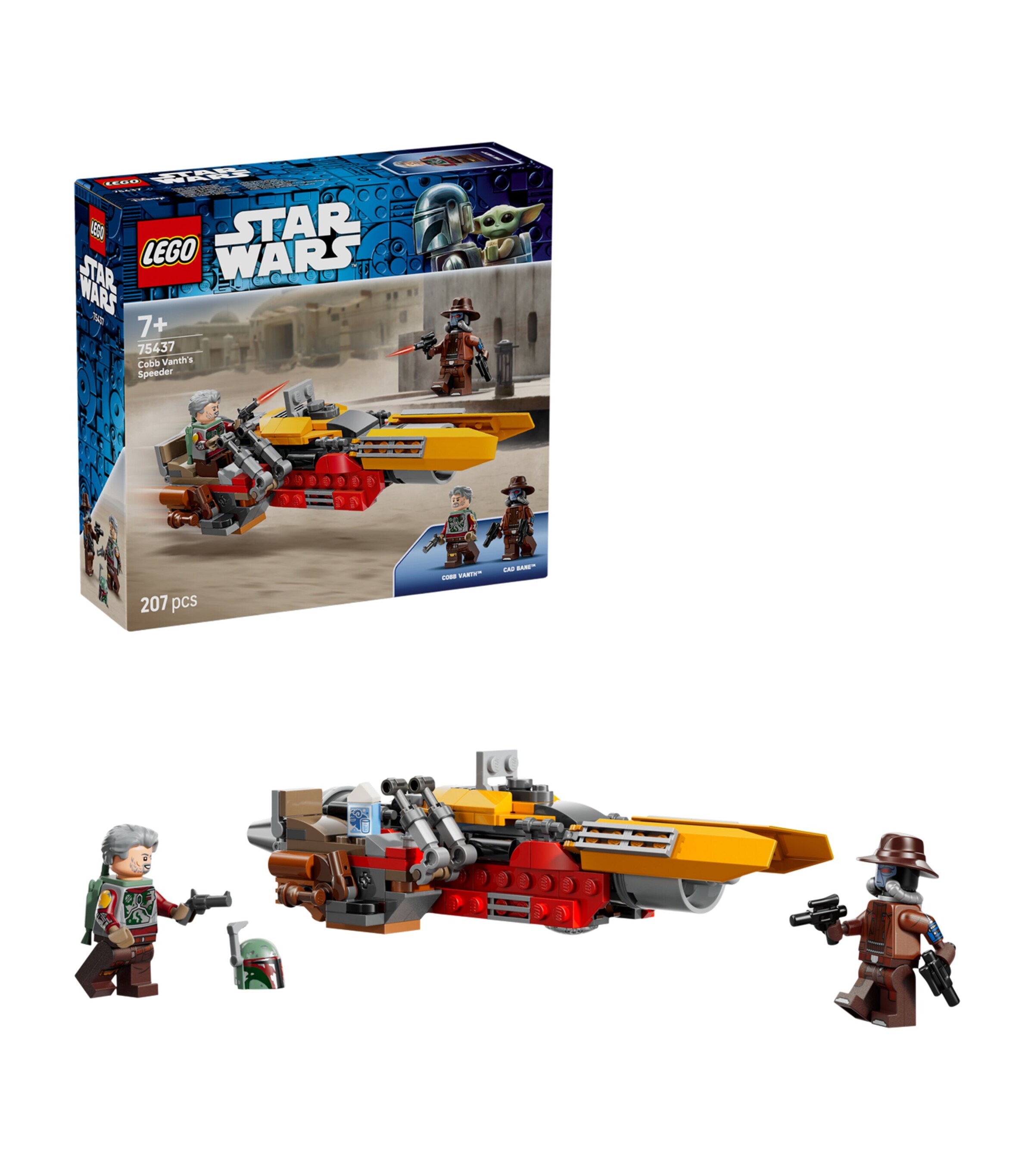 Lego LEGO Star Wars Cobb Vanth’s Speeder Toy 75437 | Harrods AT