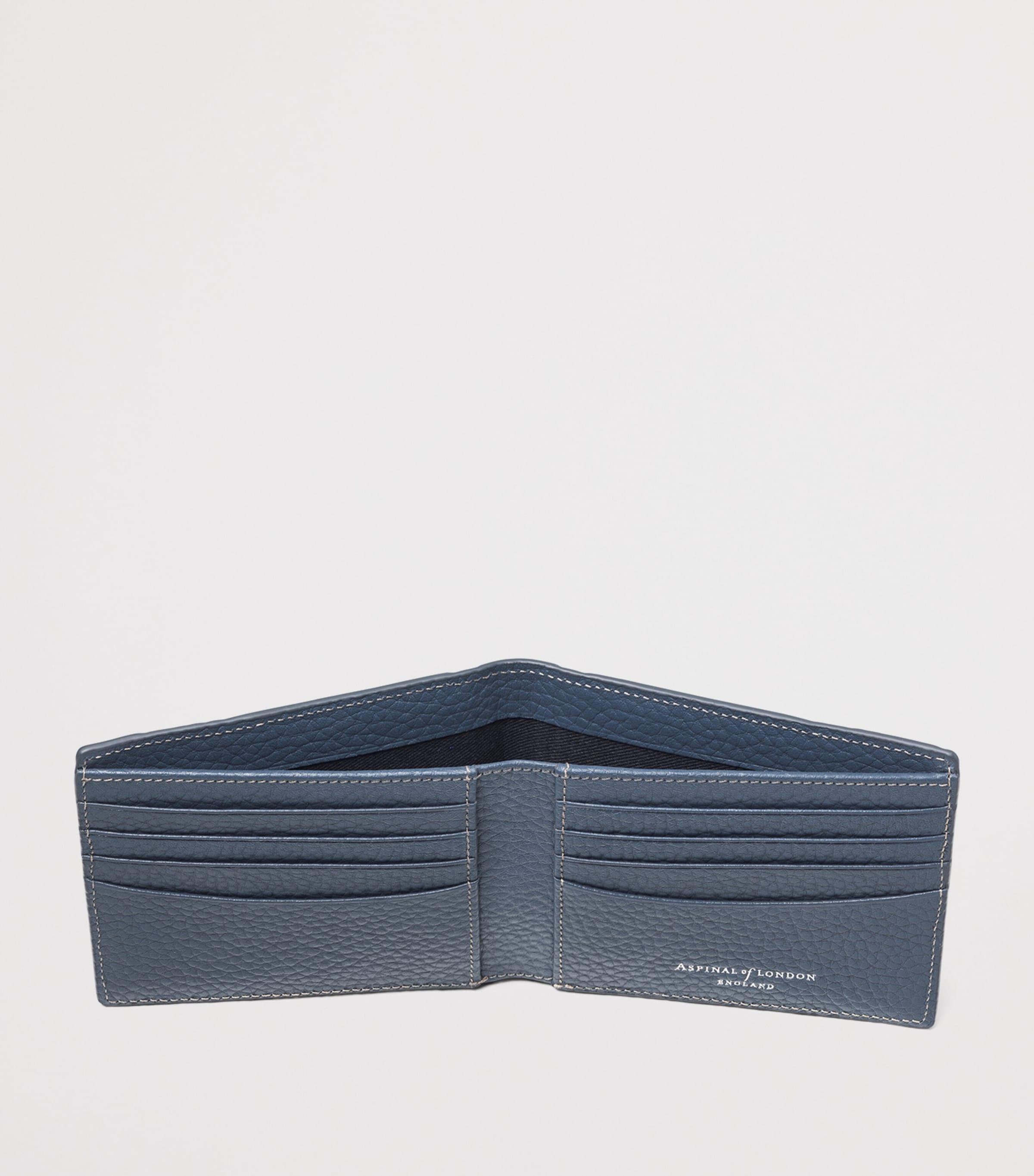 Aspinal Of London Blue Leather Union Jack Bifold Wallet | Harrods US