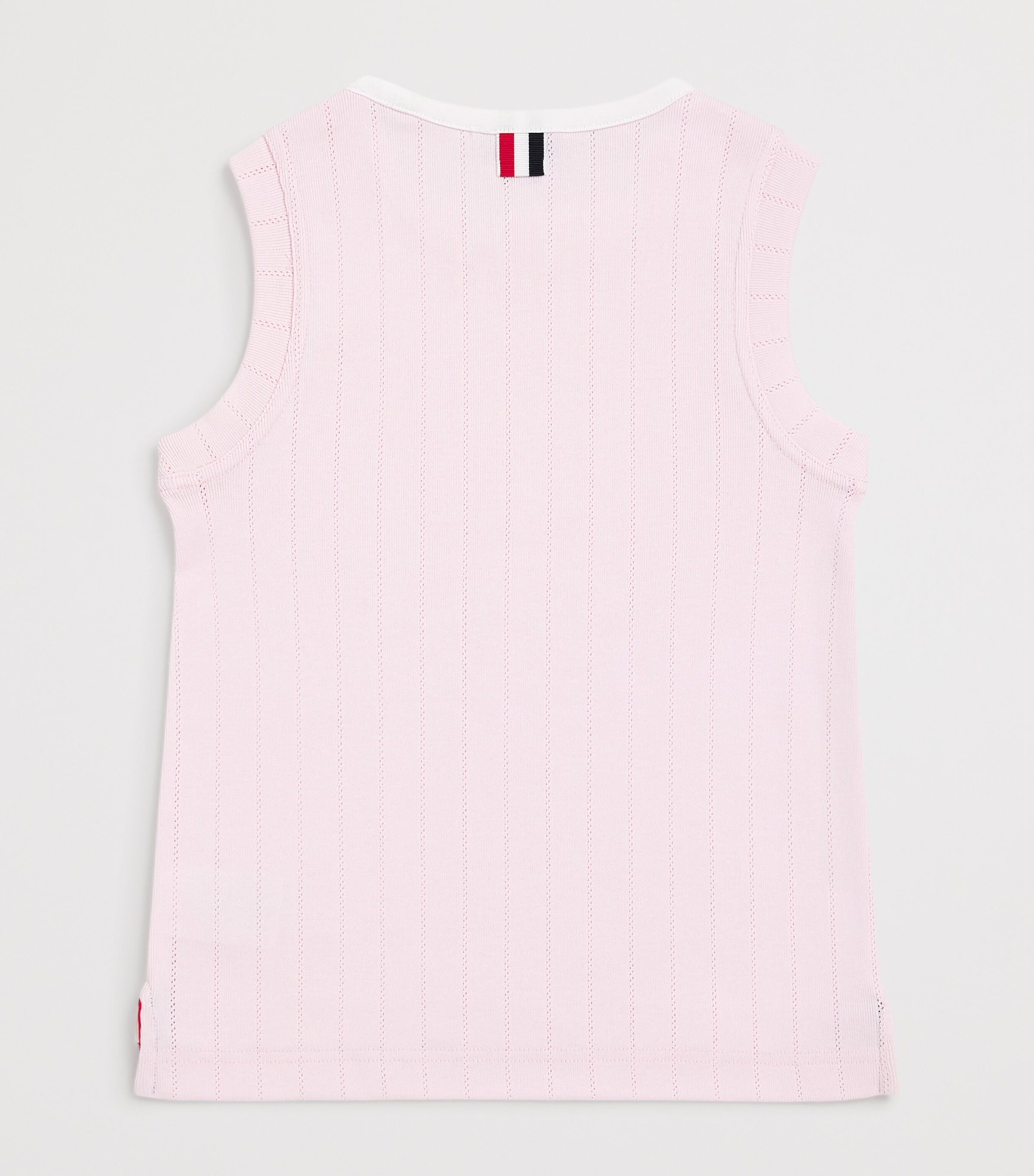 Thom Browne Kids Pink Pointelle Tank Top (2-12 Years) | Harrods HK
