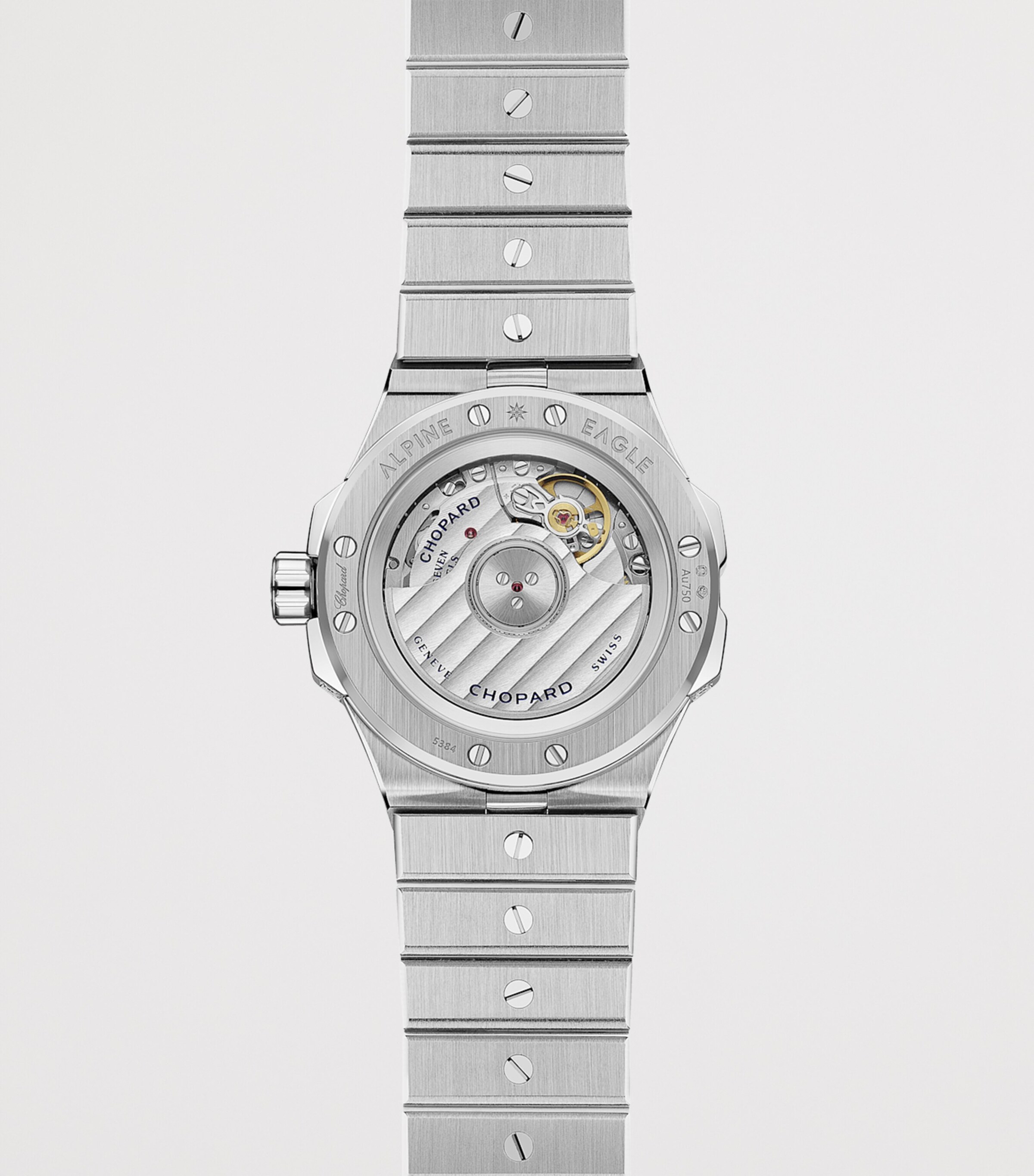 Chopard White Gold and Diamond Alpine Eagle Frozen Watch 33mm | Harrods UK
