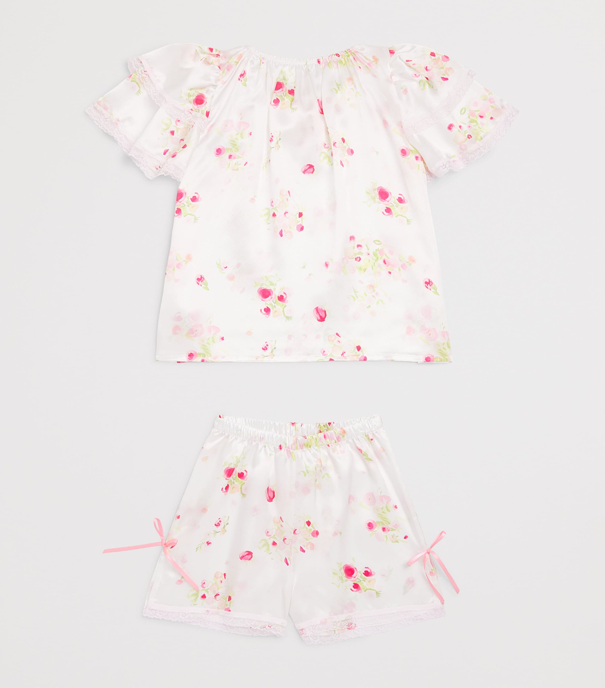 Amiki Pink Silk Lily Pyjamas (2-14 Years) | Harrods UK