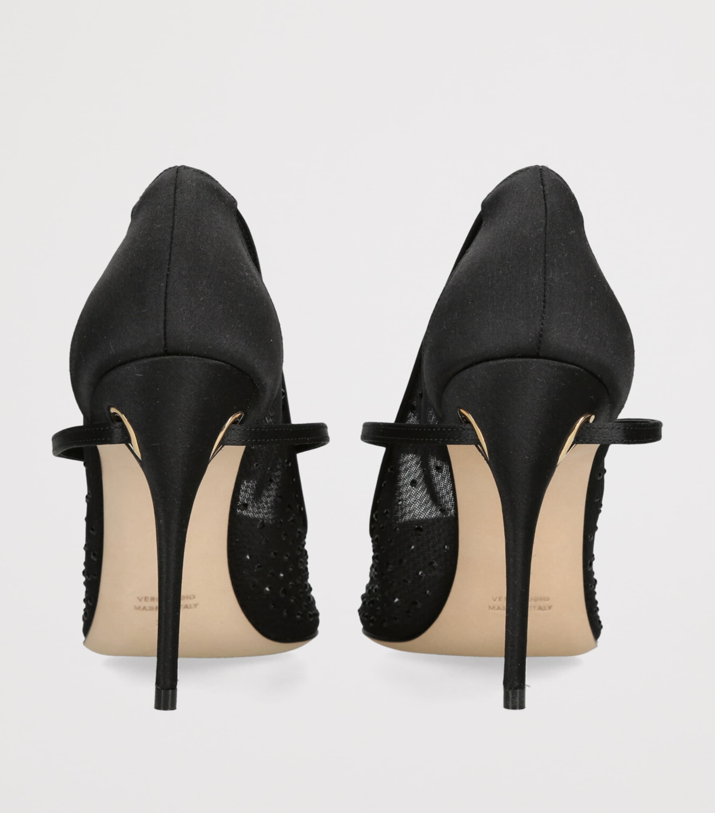 Jennifer Chamandi Black Embellished Lorenzo Pumps 105 | Harrods CA