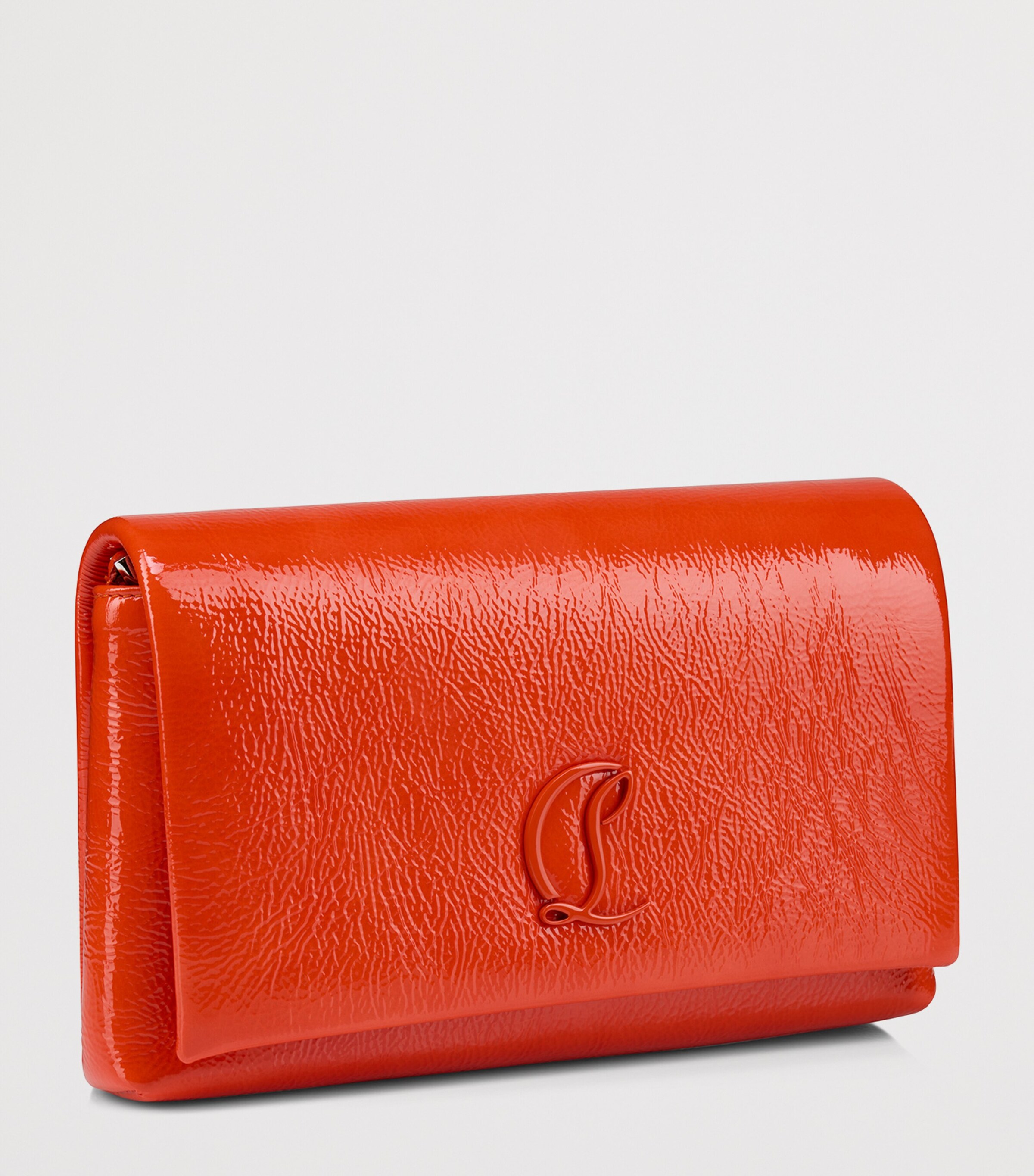 Christian Louboutin Red Loubi54 Small Patent Leather Shoulder Bag ...