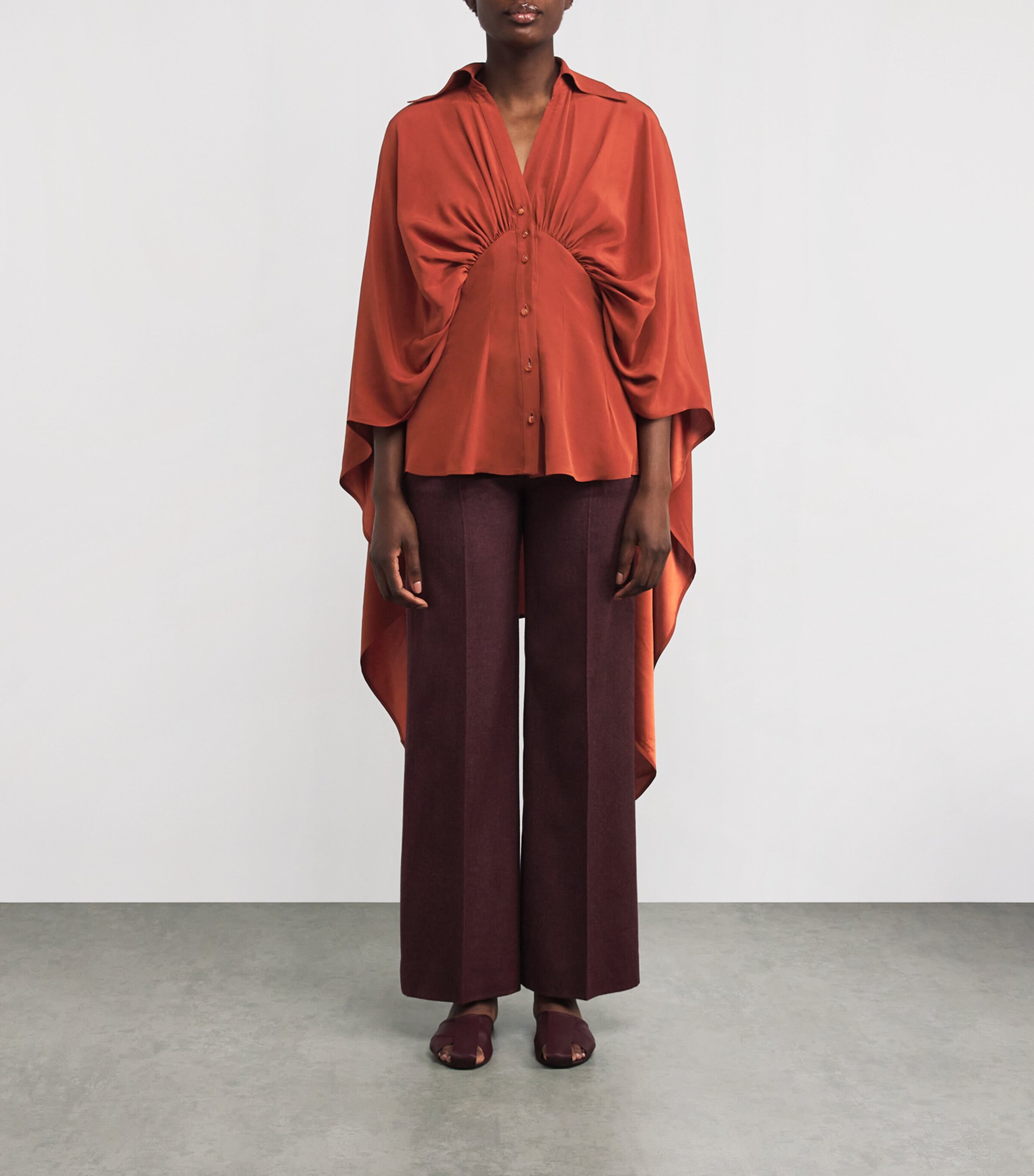 Palmer//Harding Red Draped Resilient Shirt | Harrods US