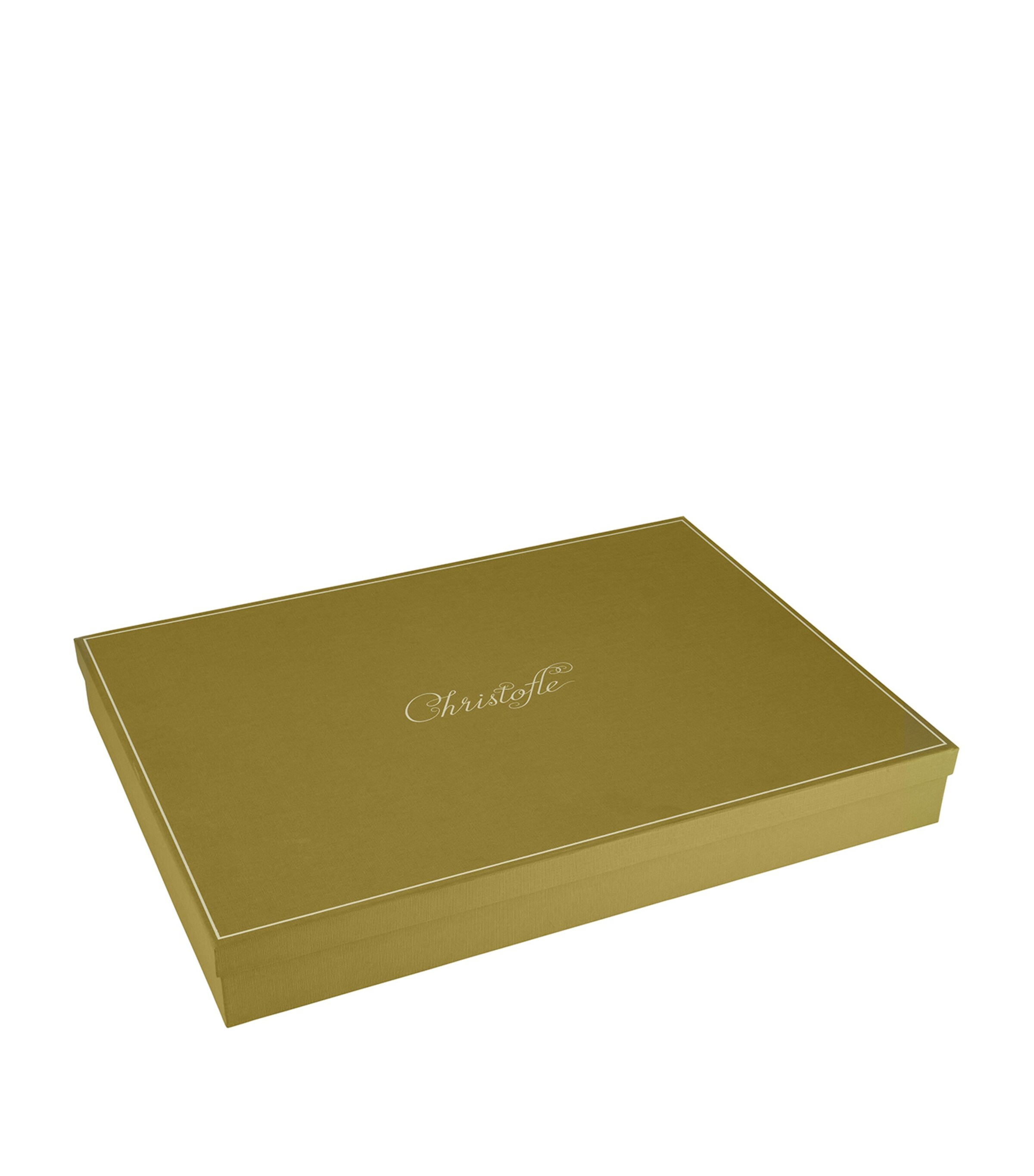 Christofle Silver-Plated Graphik Handheld Tray (45cm x 32cm) | Harrods US