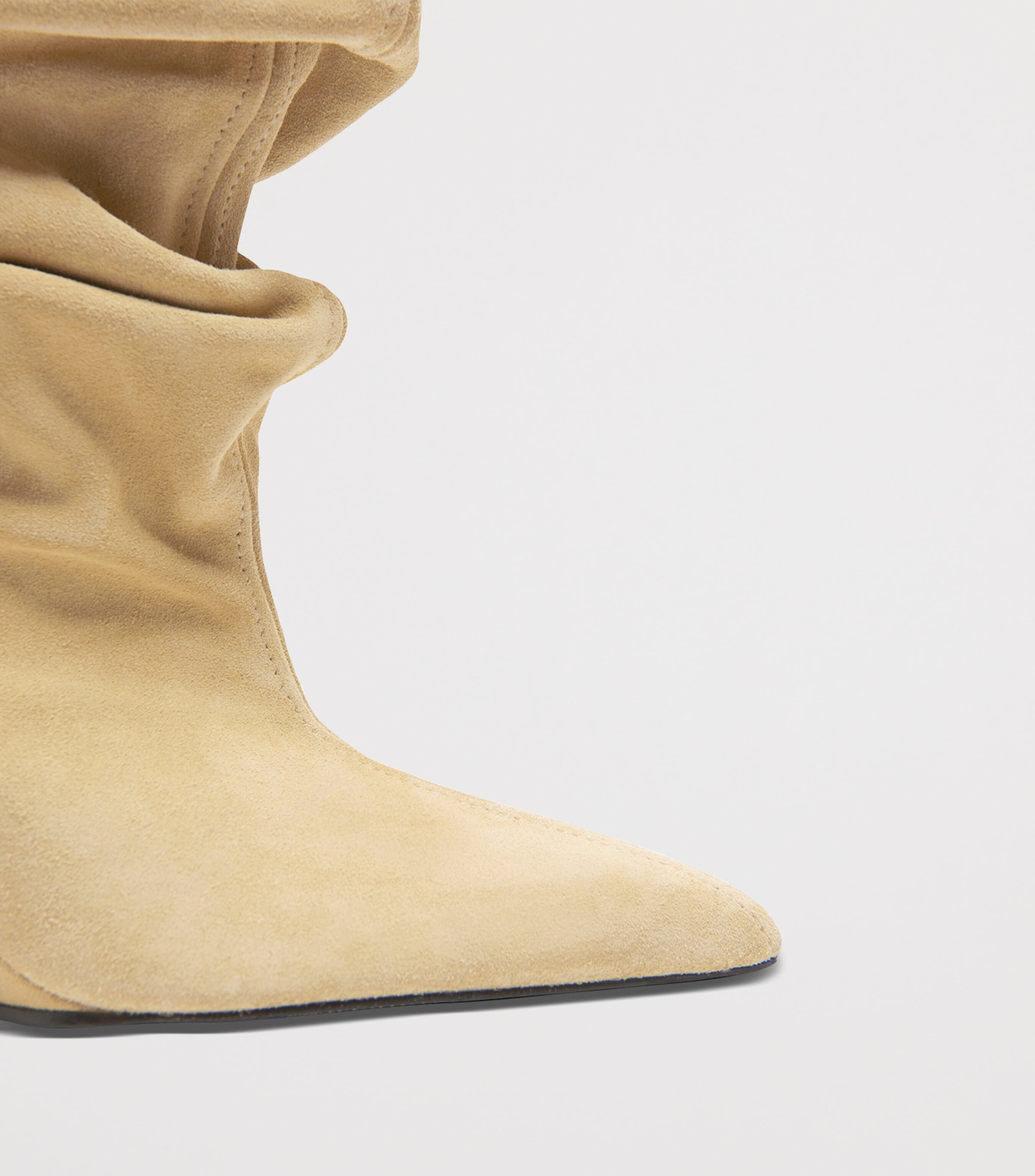Balmain Beige Suede Wedge Ankle Boots 60 | Harrods US
