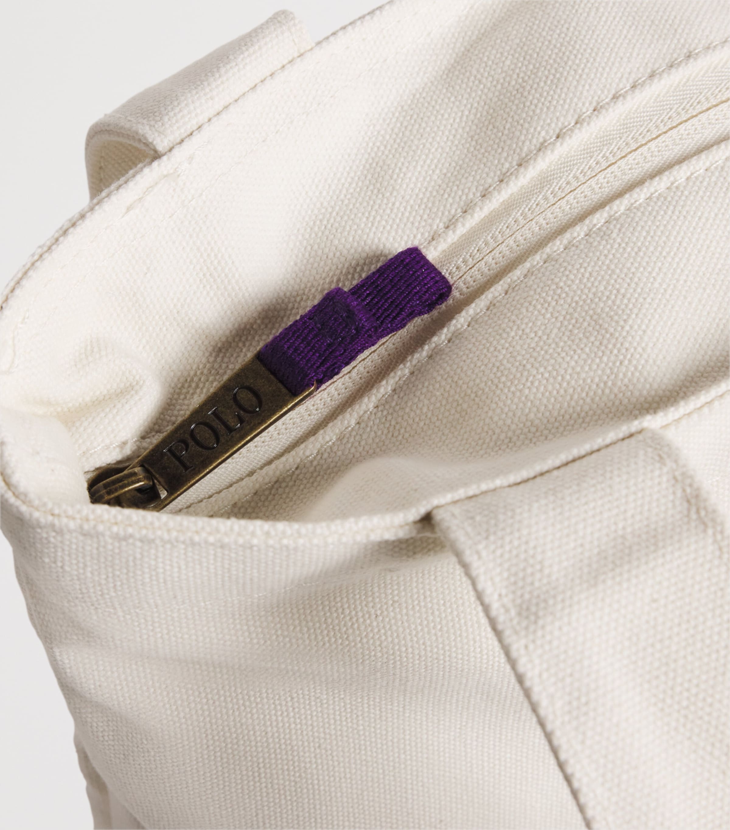 Ralph Lauren Kids Beige Canvas Polo Bear Tote Bag | Harrods UK