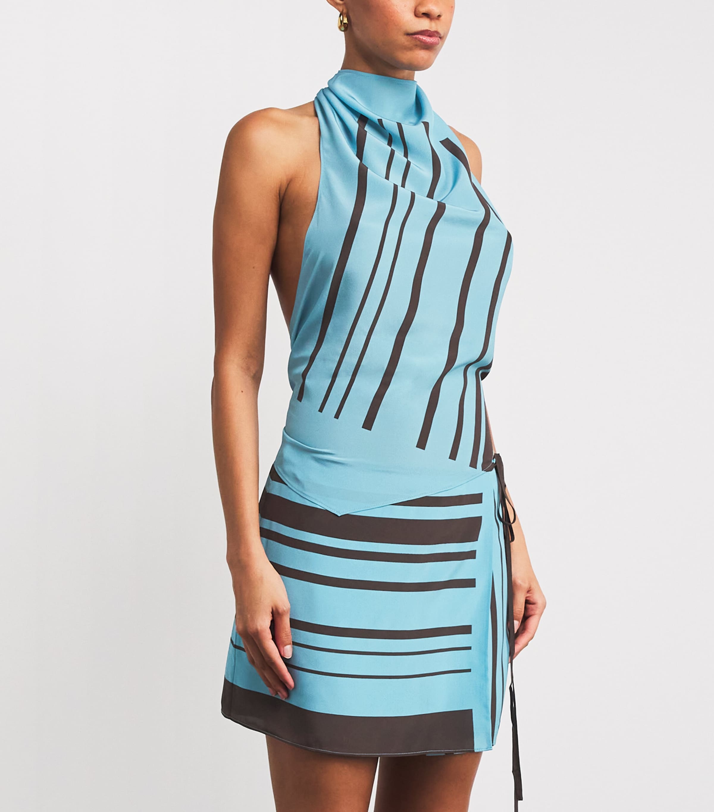 SIR. Multi Silk Halterneck Blouse | Harrods CA