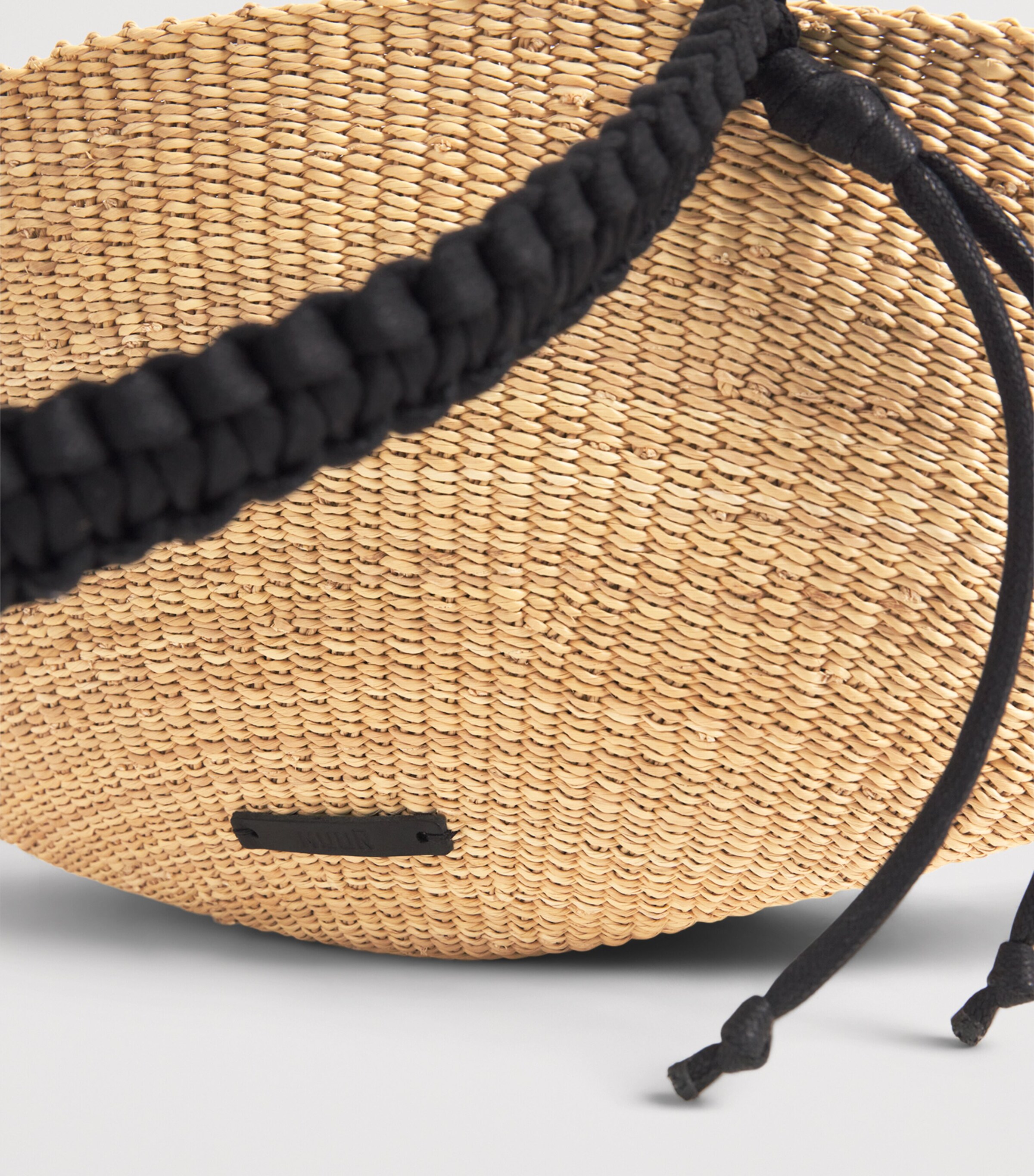 Muun Beige Straw Shell Tote Bag | Harrods UK